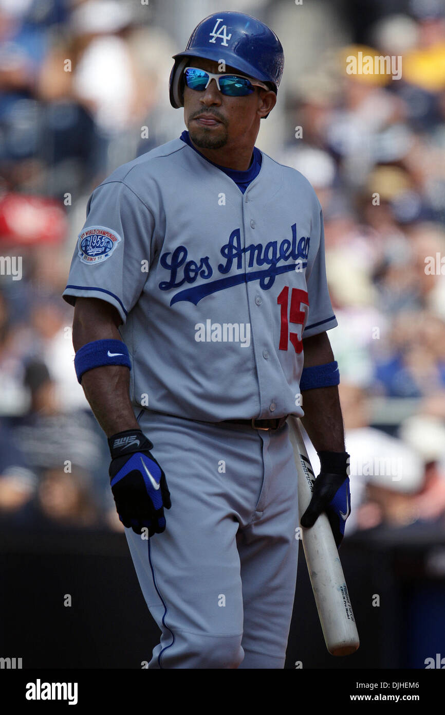 Dodgers Rafael Furcal struck out against the Padres during game 3 at ...