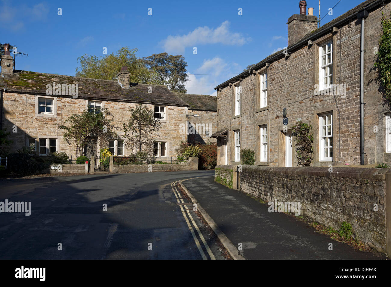 Traditional stone cottage cottages houses Burnsall Village Lower ...