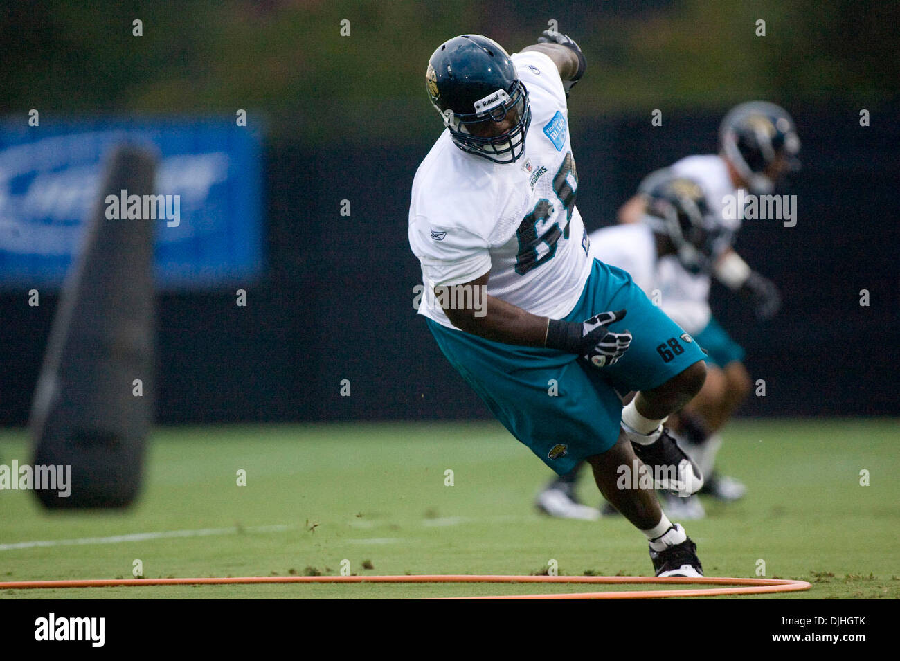 Walter Curry (68) of the Jacksonville Jaguars during the first evening ...