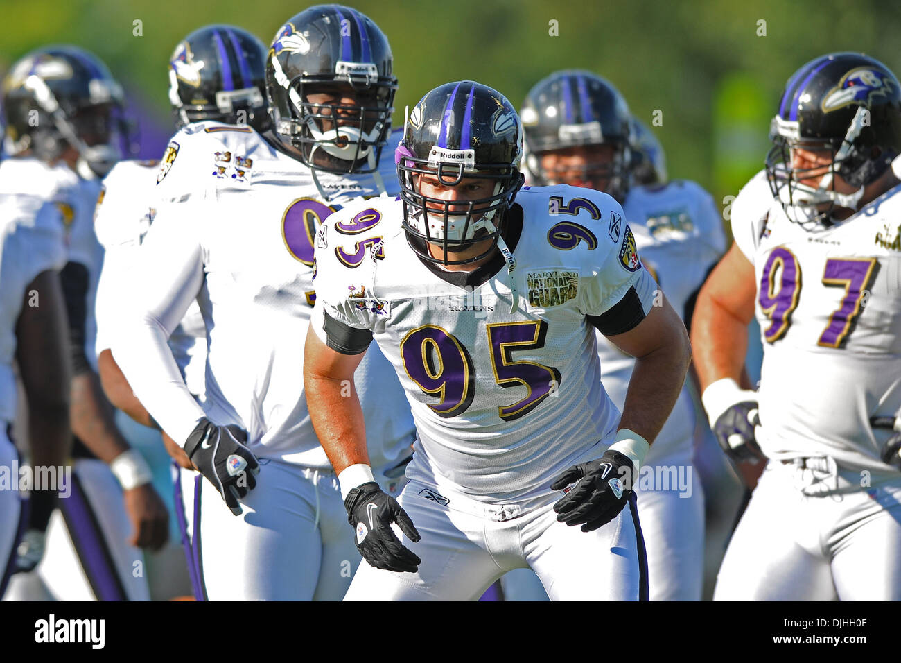 Baltimore ravens linebacker johnson 95 hi-res stock photography and ...