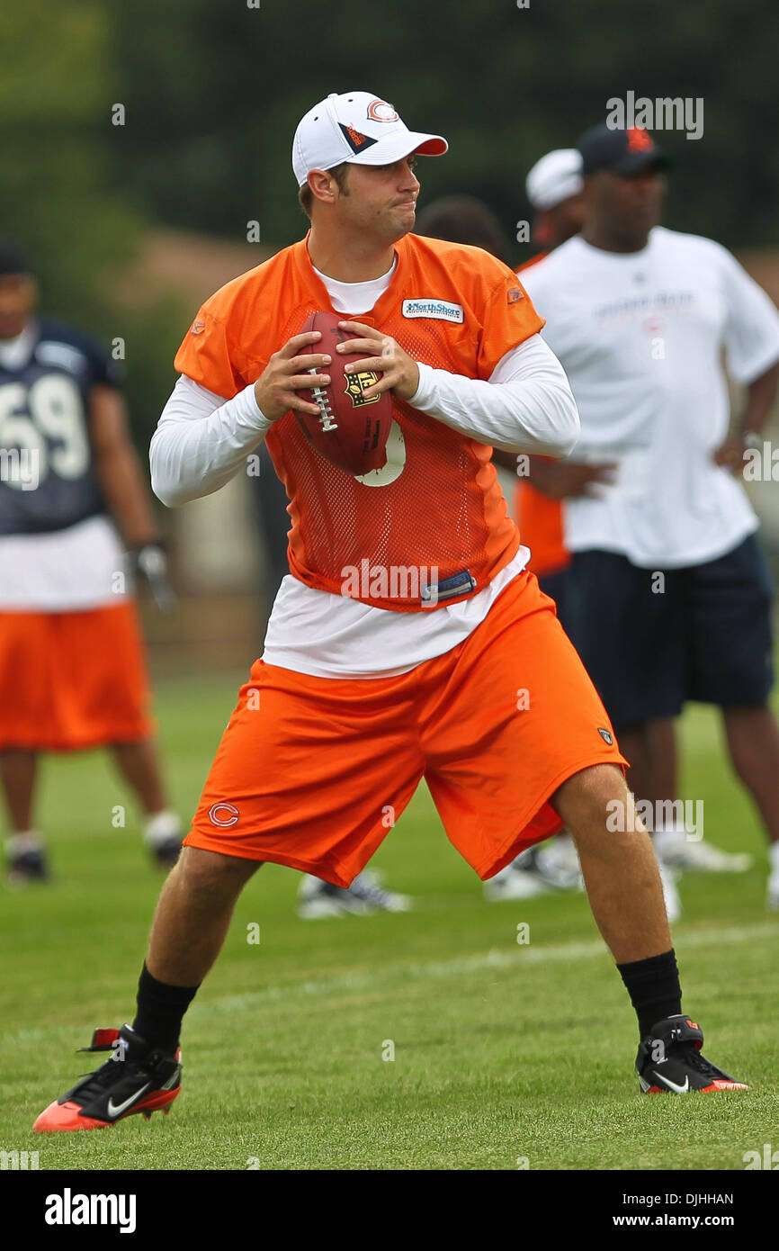 Bears quarterback Jay Cutler (#6) during the first day of the Chicago ...