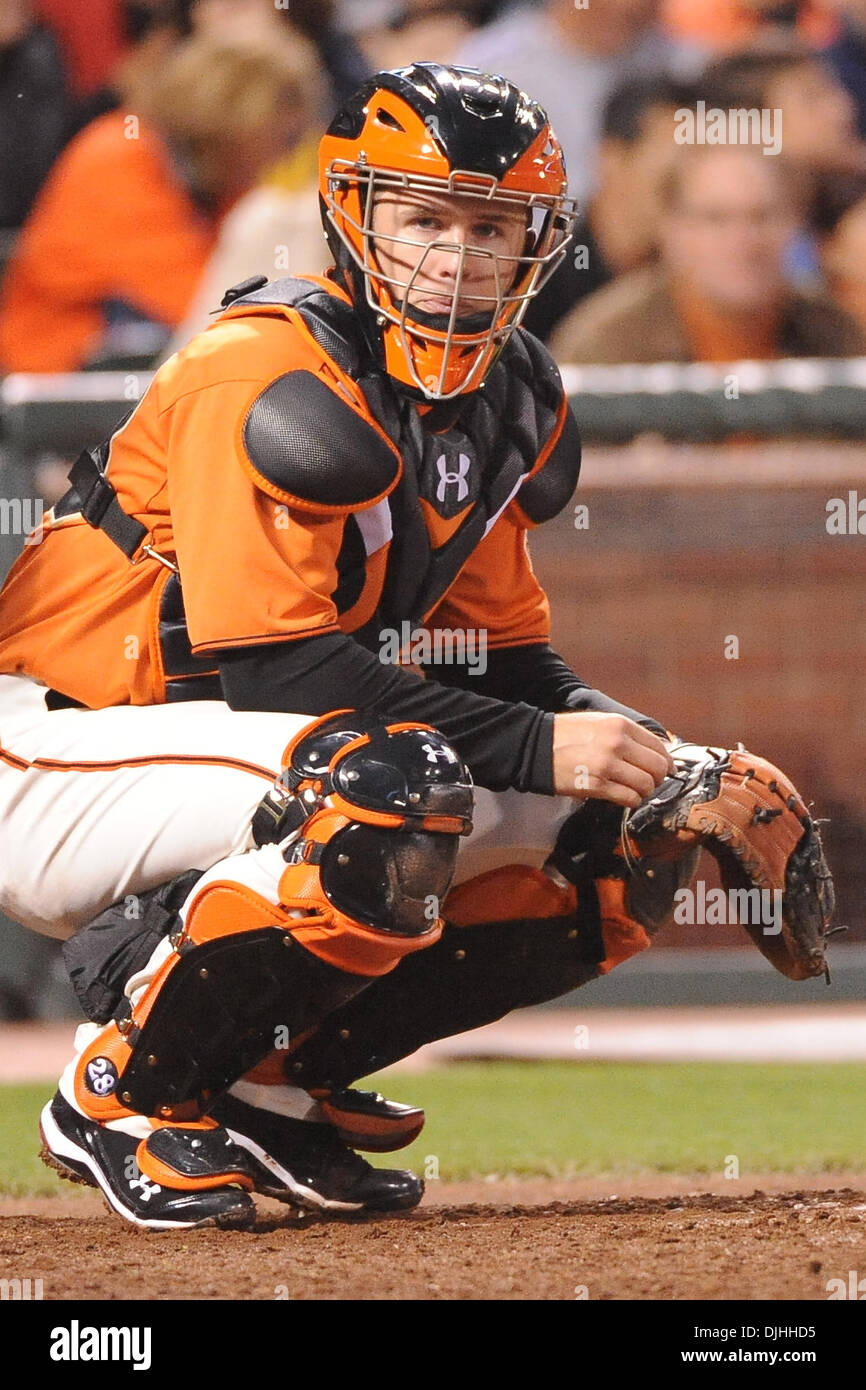 San Francisco, CA: San Francisco Giants catcher Buster Posey (28 ...