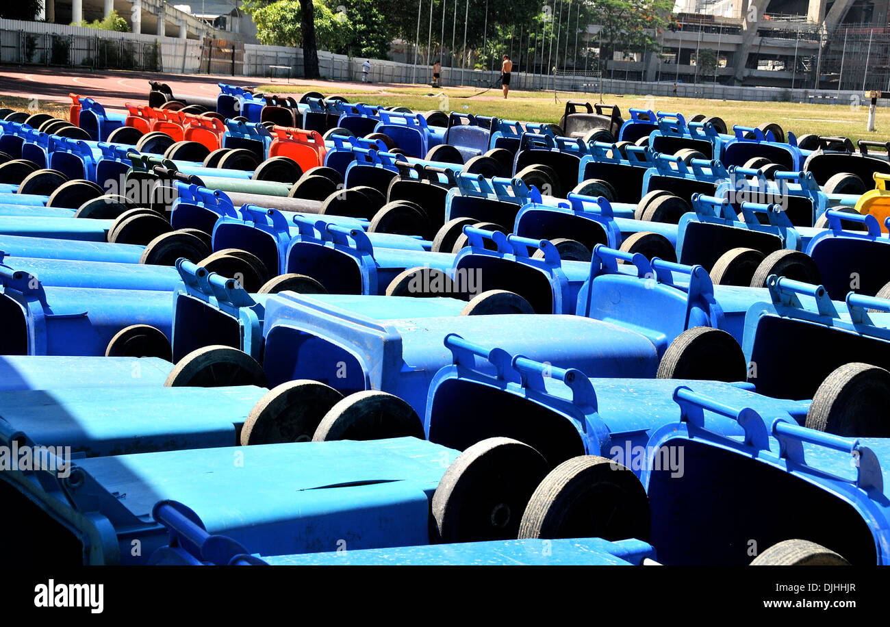 trash can Rio de Janeiro Brazil South America Stock Photo - Alamy