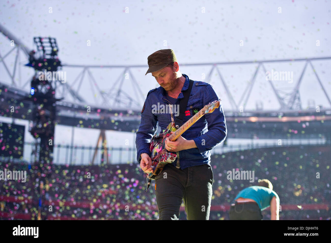 Coldplay performs at the Emirates Stadium London, England - 01.06.12 ...