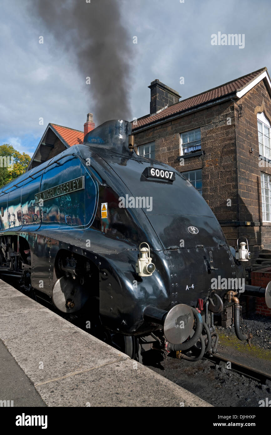 A4 Pacific class steam train engine locomotive Sir Nigel Gresley ...