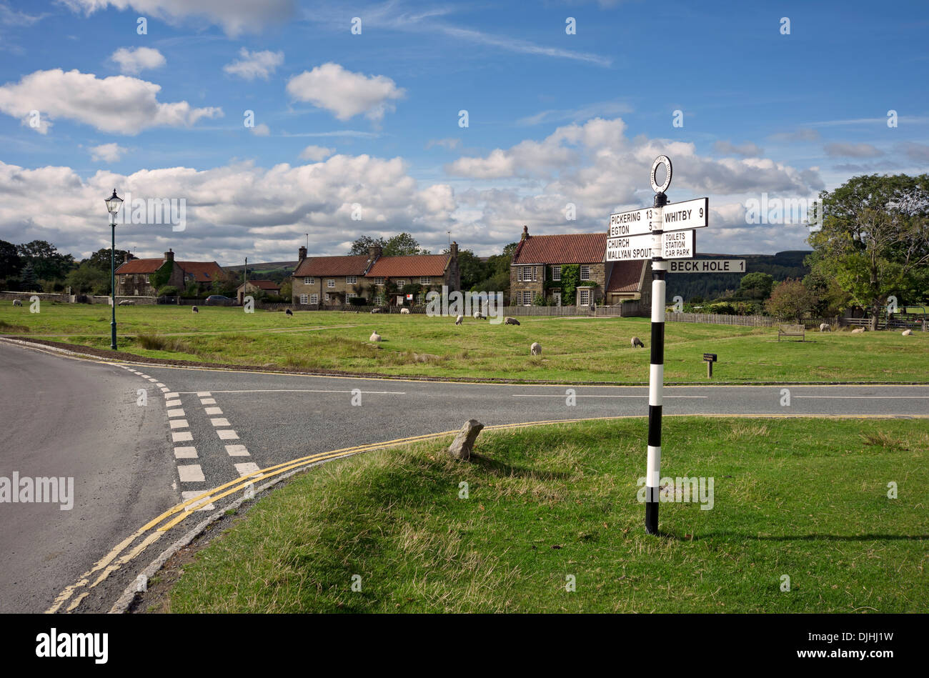 Goathland village sign hi-res stock photography and images - Alamy