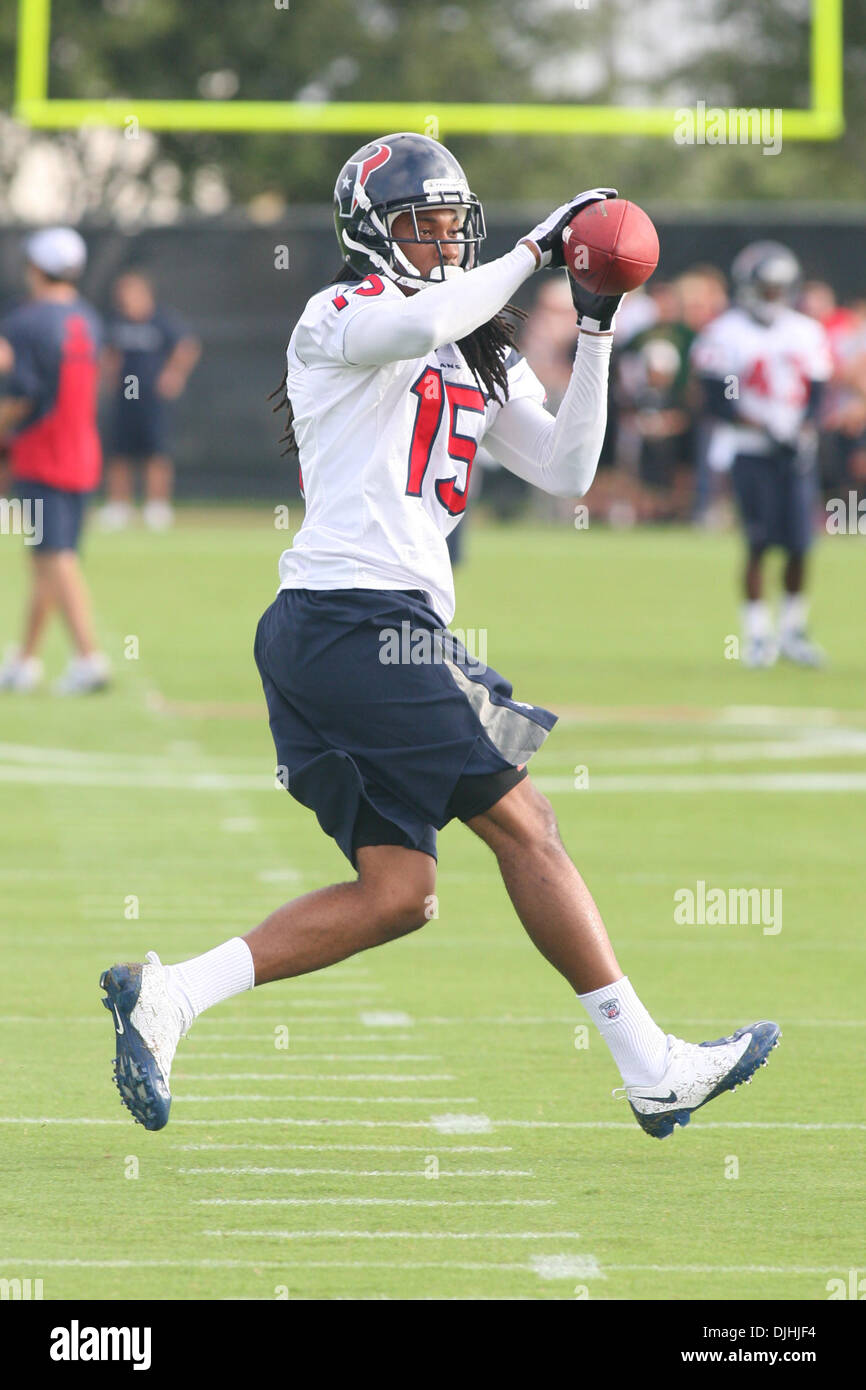 Houston Texans wide receiver Bobby Williams (15) catches a pass. The ...
