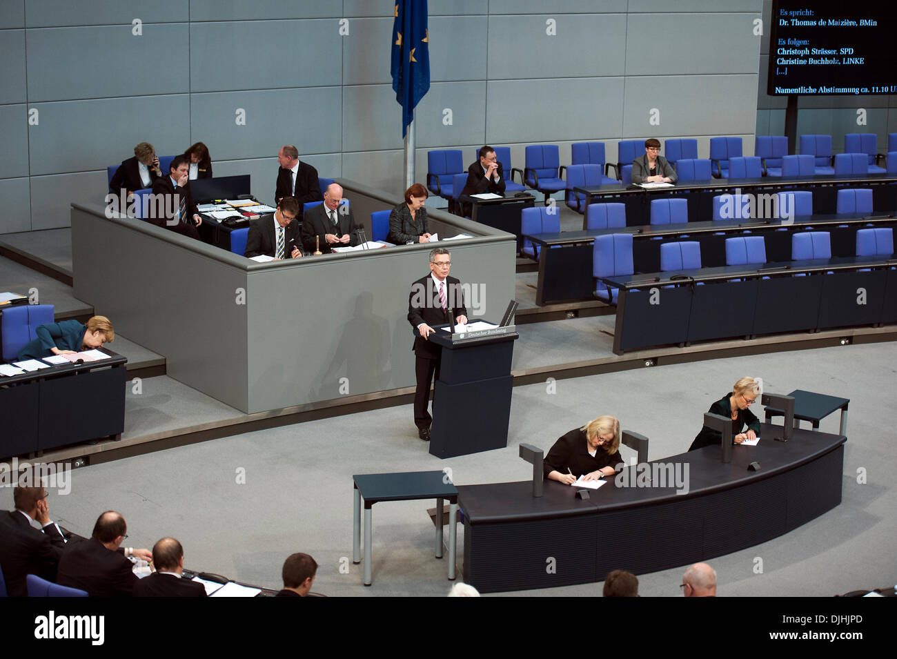 Berlin, Germany. November 28th 2013. Policy statement in the German ...