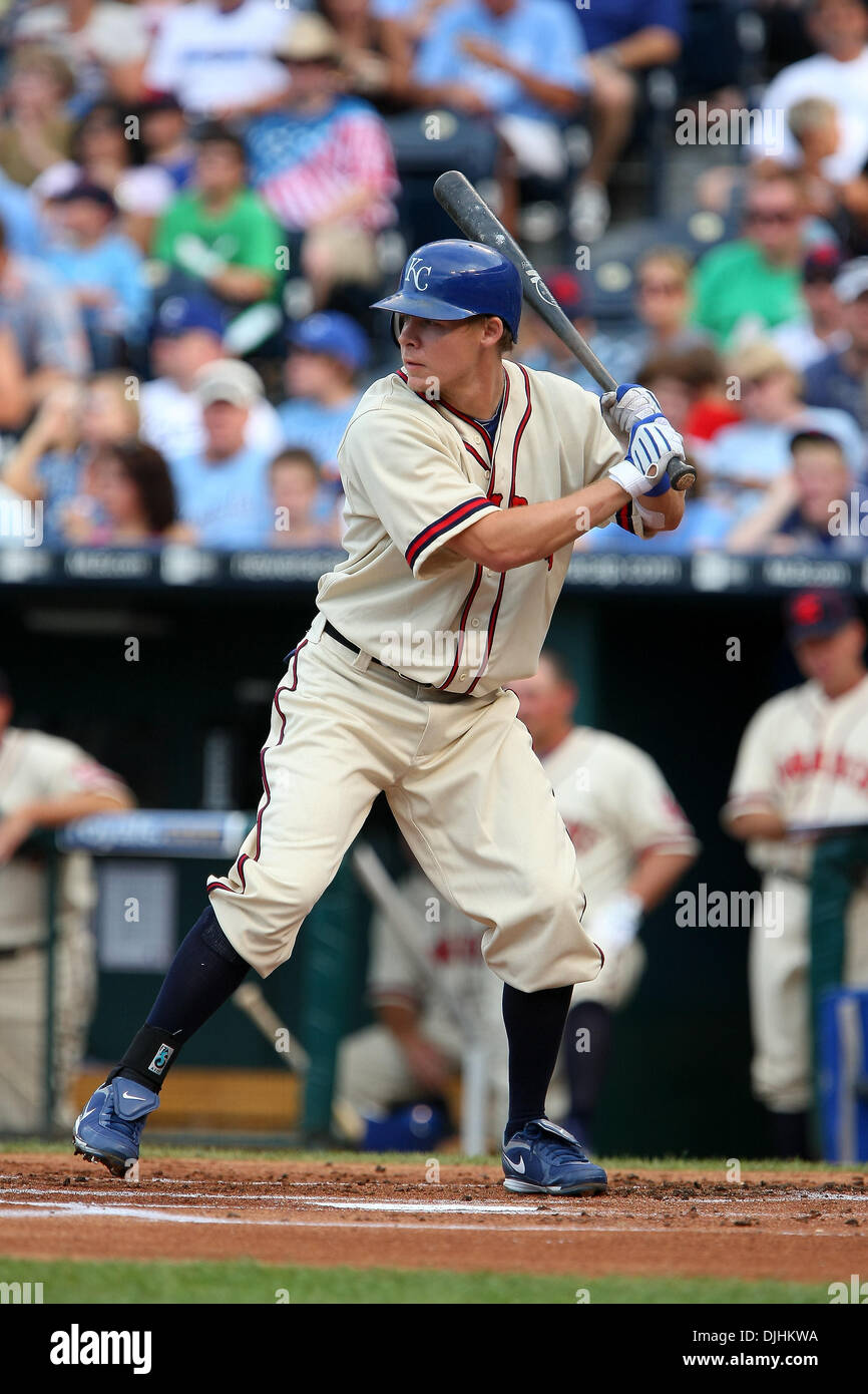 31 July 2010: Kansas City Royals second baseman Chris Getz (17) during ...