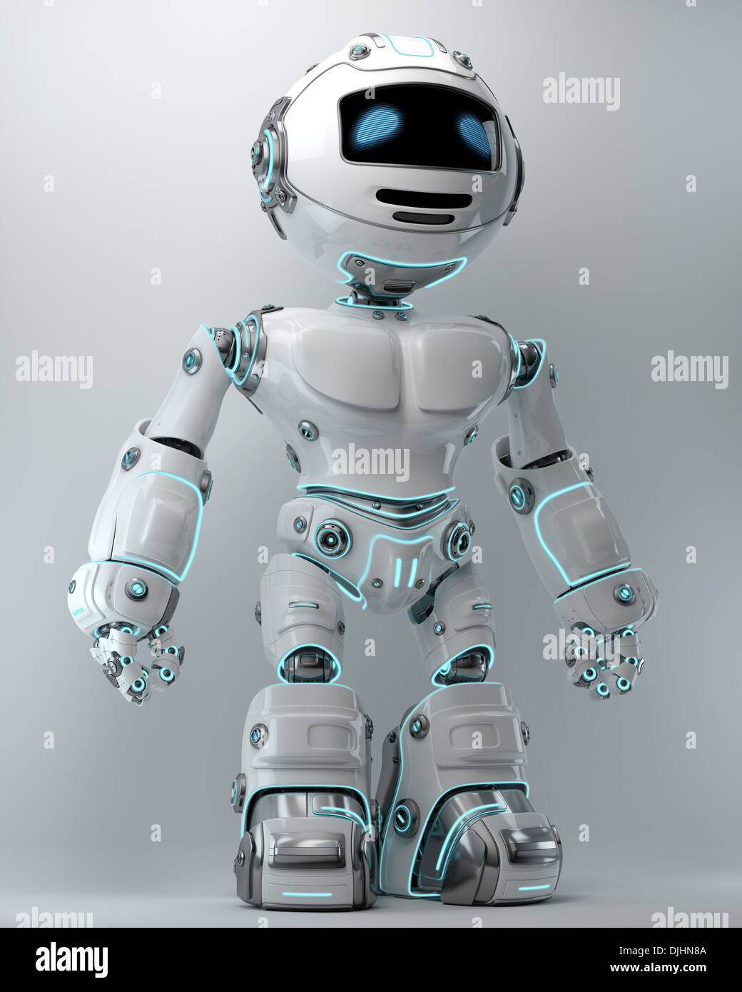 Cool brave robot Stock Photo - Alamy