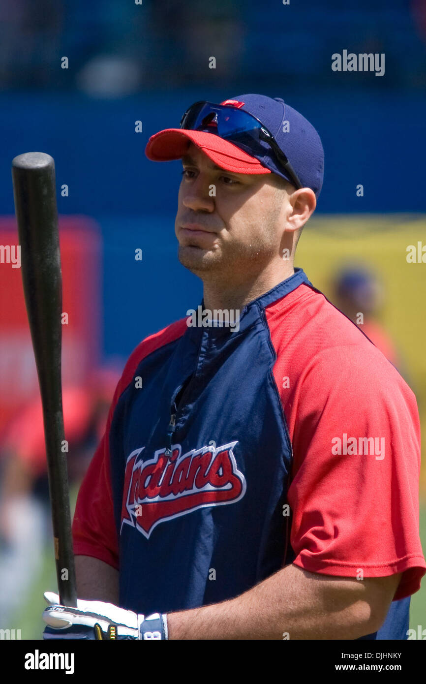 01 August 2010: Cleveland Indians Designated Hitter Travis Hafner (48 ...