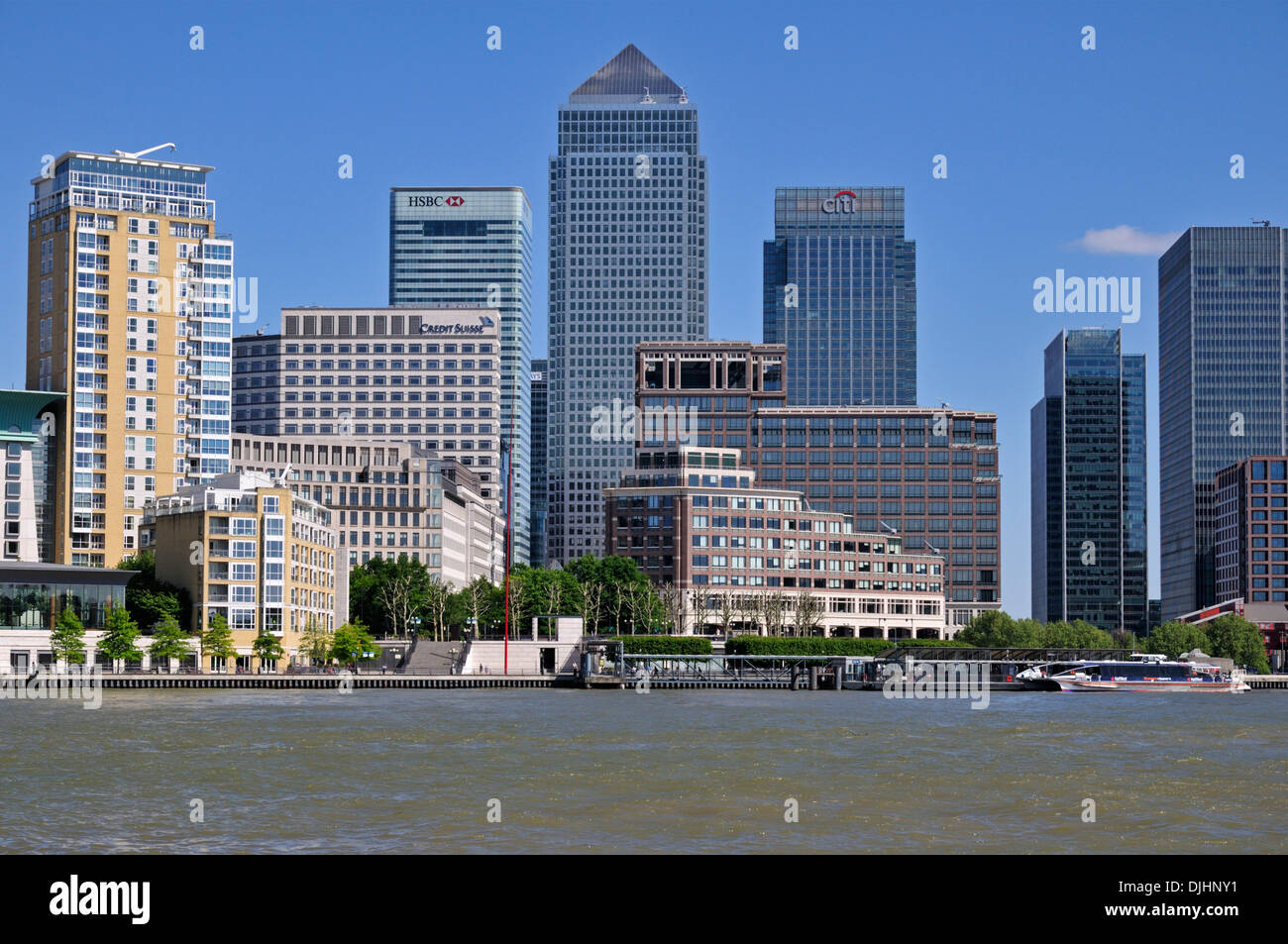 Riverside, Canary Wharf Estate, Isle of Dogs, Docklands, London E14 ...
