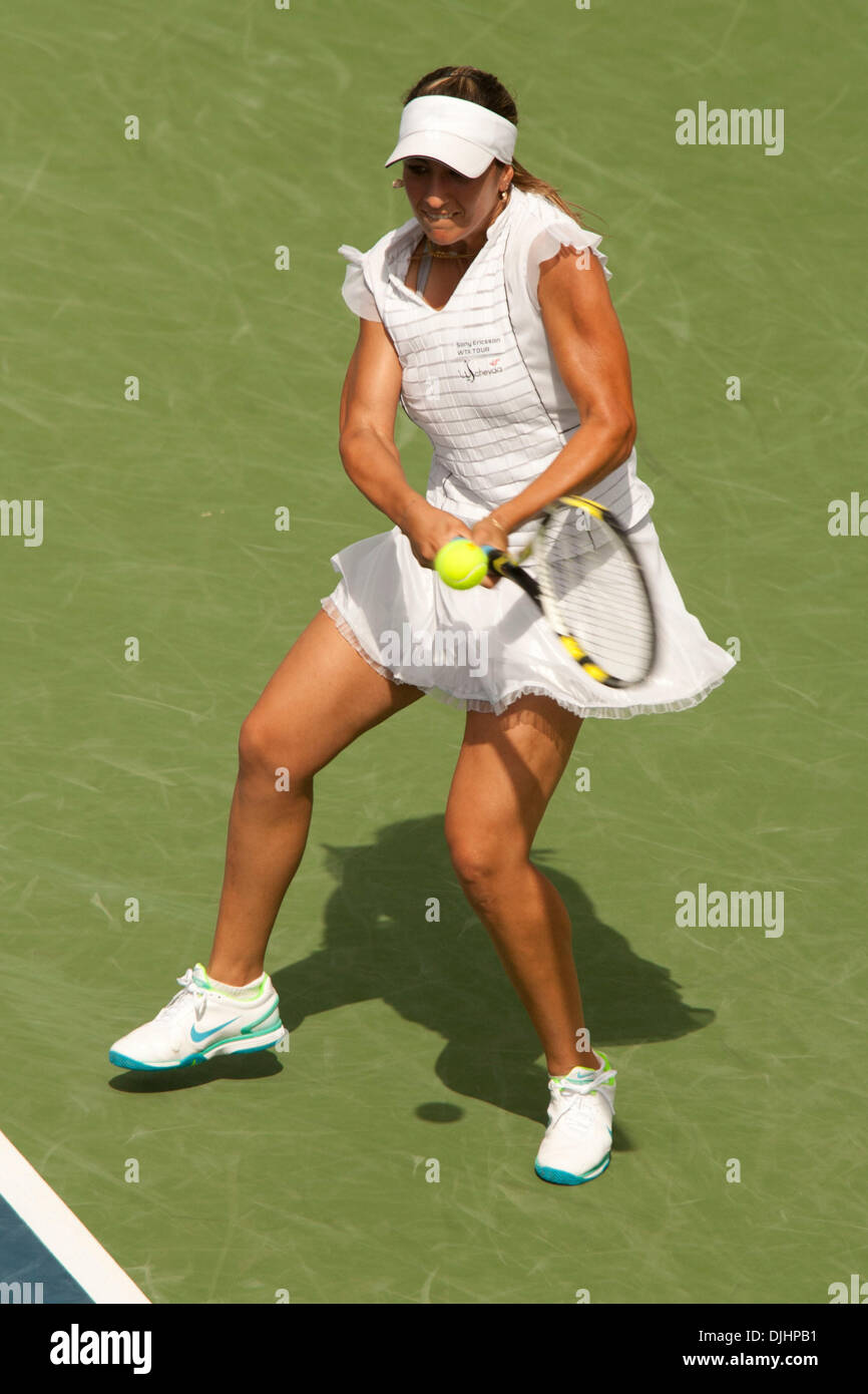 Aug 02, 2010 - San Diego, California, U.S. - ARAVANE REZAI returns a ...