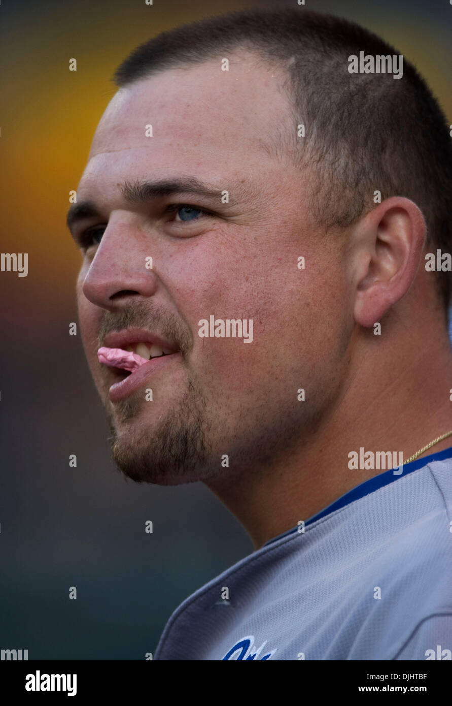 Aug. 03, 2010 - Oakland, California, U.S. - Kansas City Royals first ...