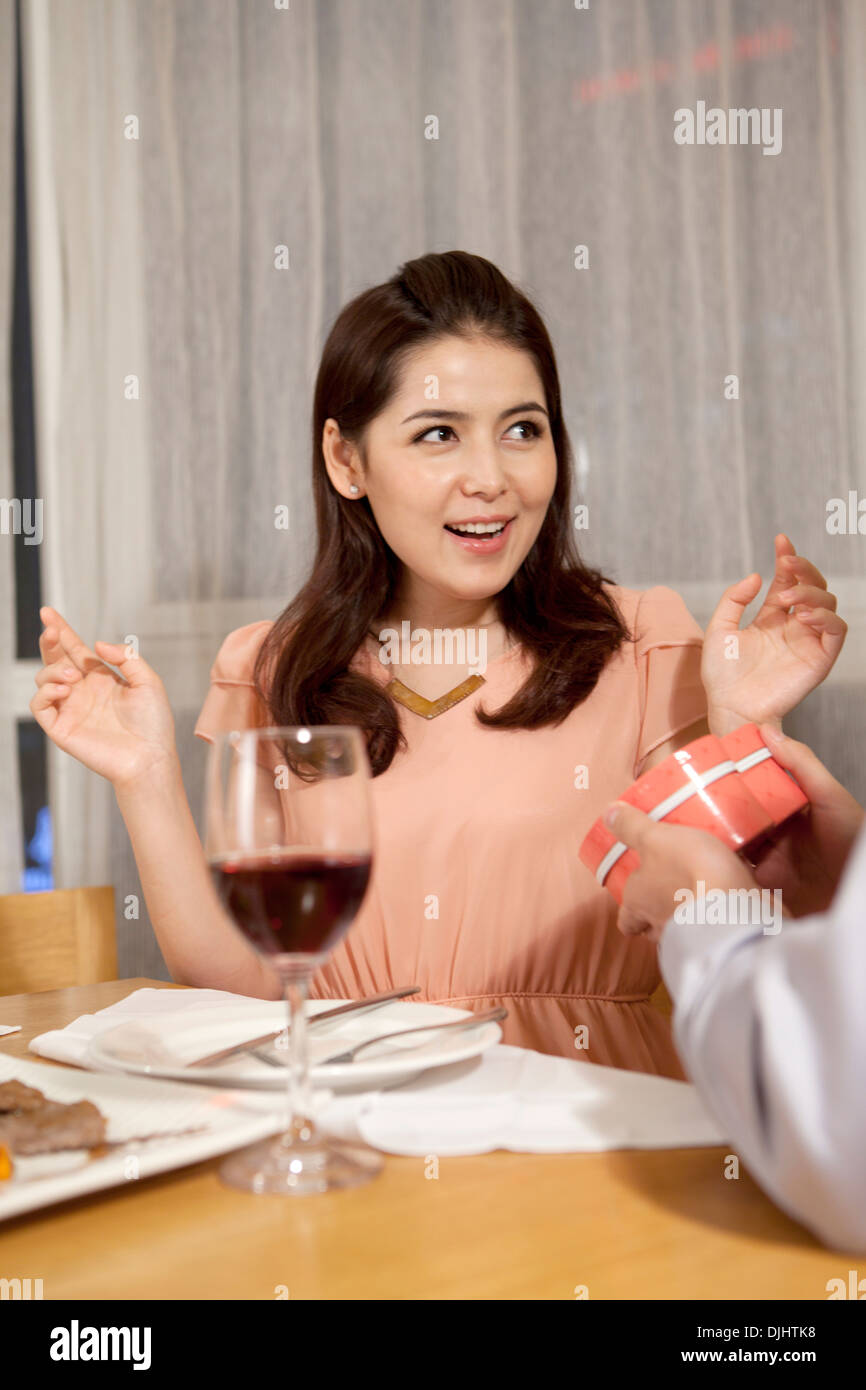 Two people having dinner hi-res stock photography and images - Alamy