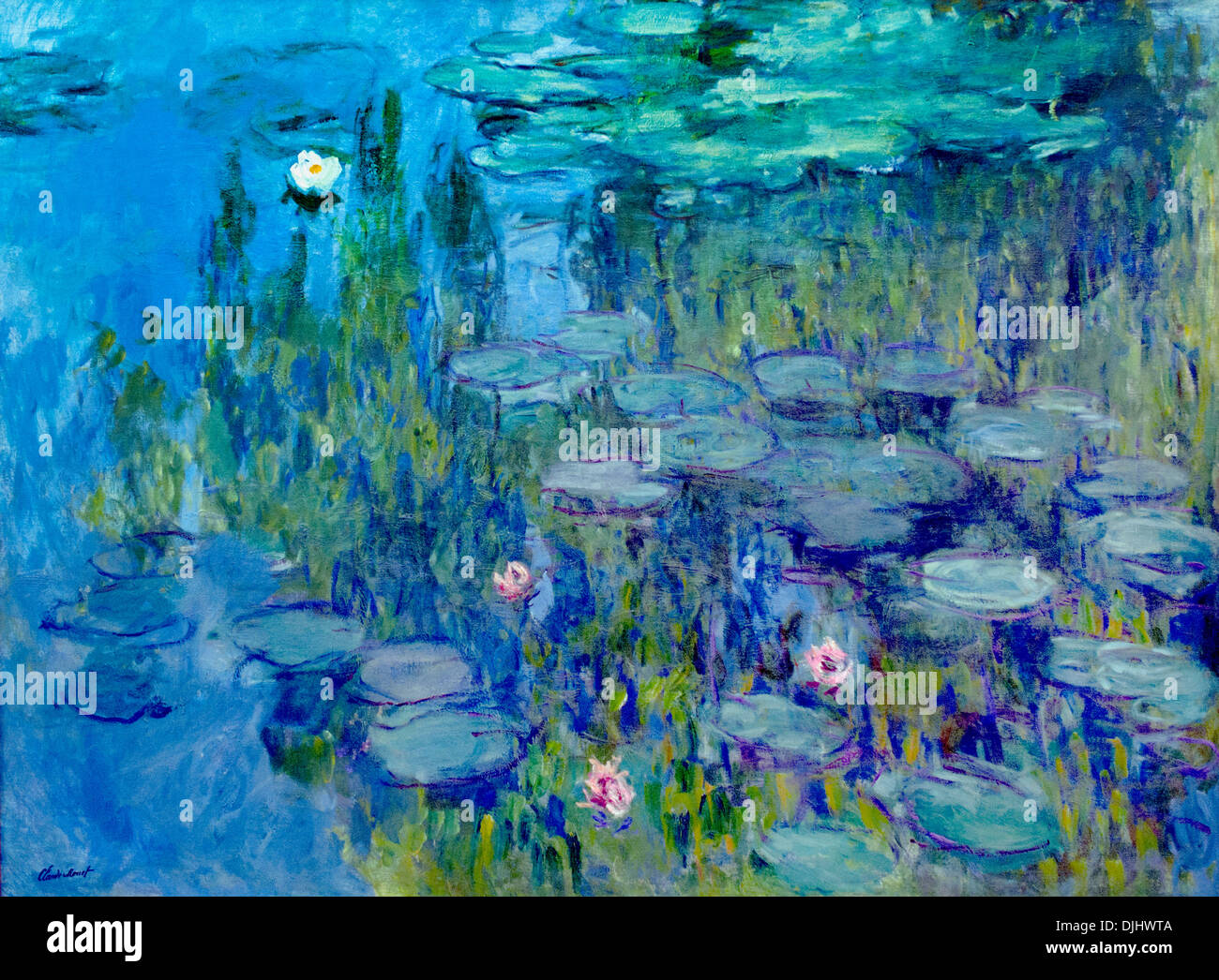 Water lilies by claude monet hi-res stock photography and images - Alamy
