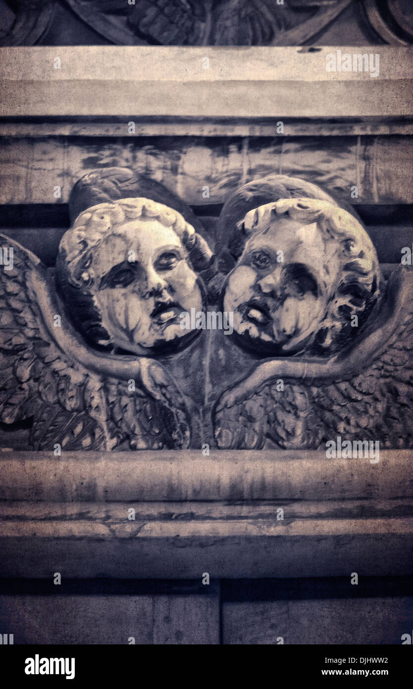 Carved putti hi-res stock photography and images - Alamy