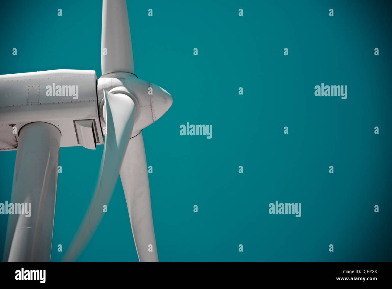 windmill view for electric power production Stock Photo - Alamy
