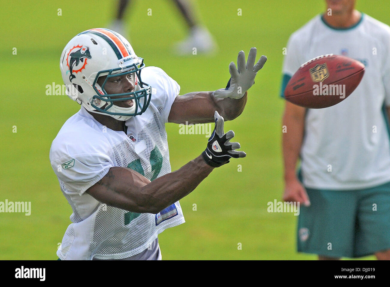 Dolphins WR Julius Pruitt (11) during practice at the team's training ...