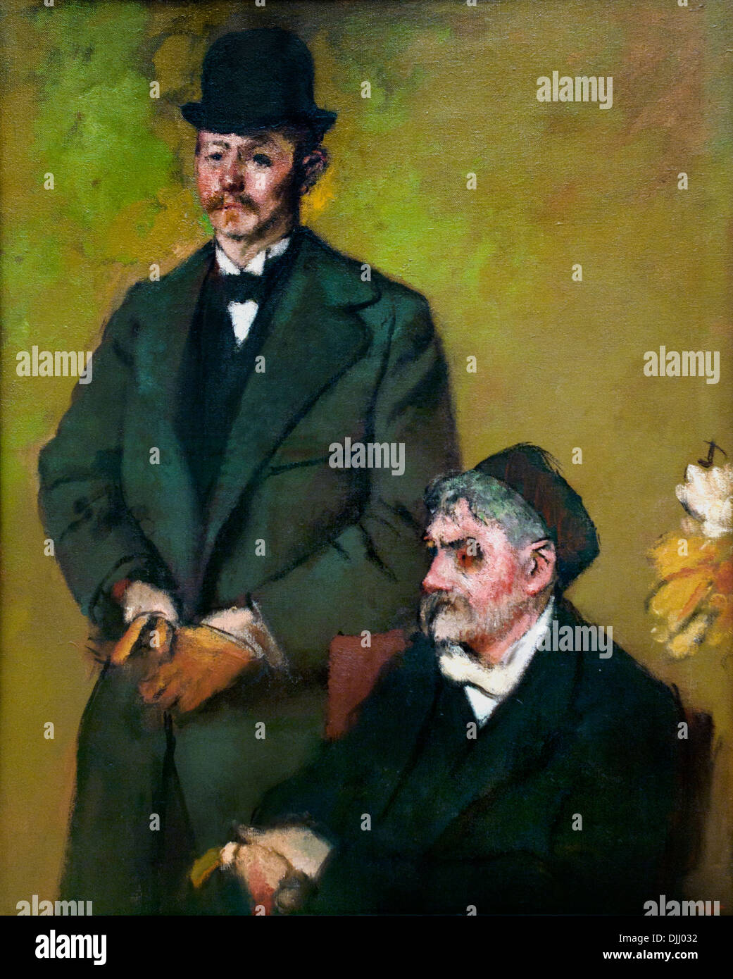 Henri Rouart and his son Alexis 1895 EDGAR DEGAS (1834-1917) France ...