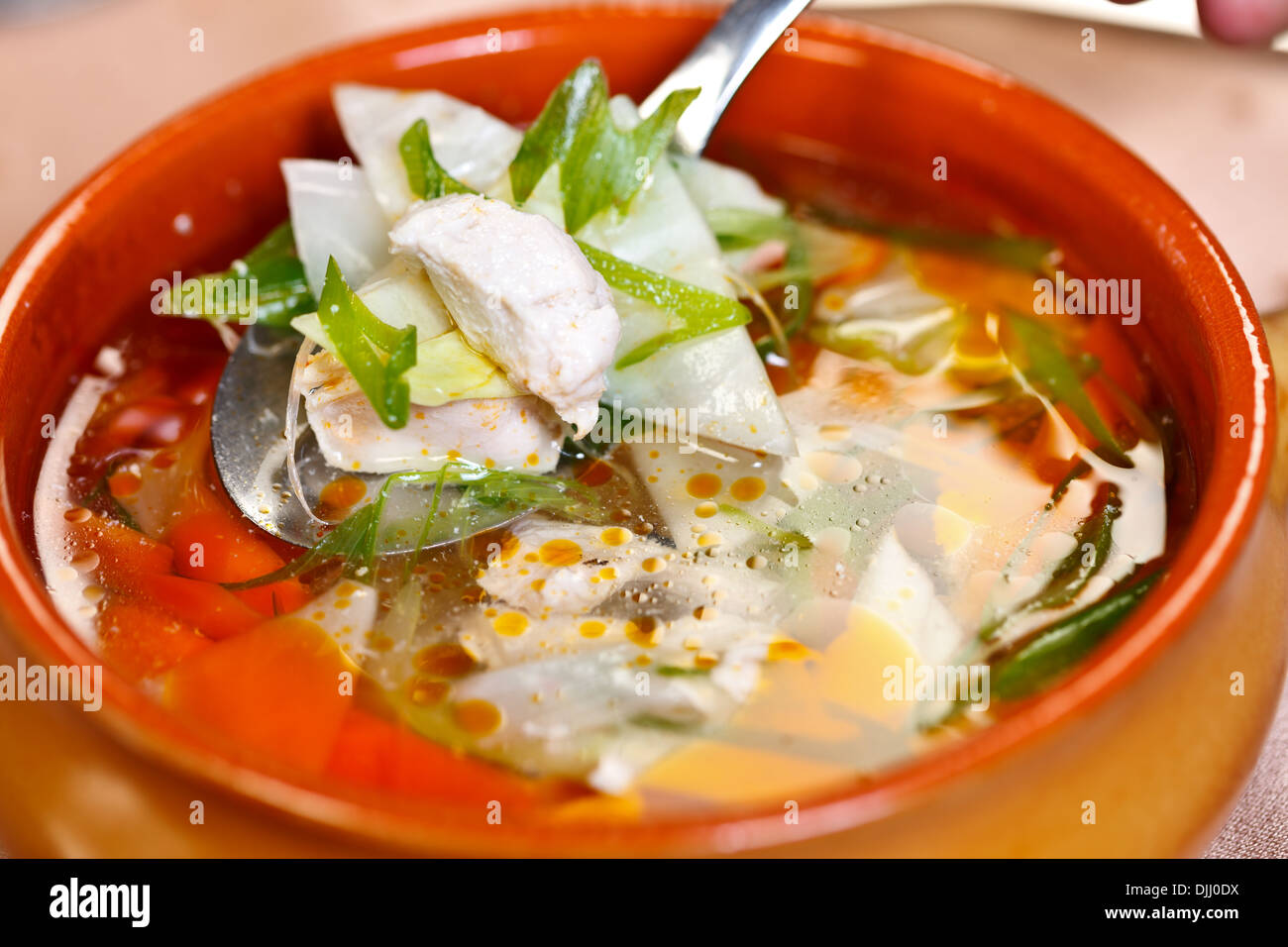 Crispy chicken chunks hi-res stock photography and images - Alamy