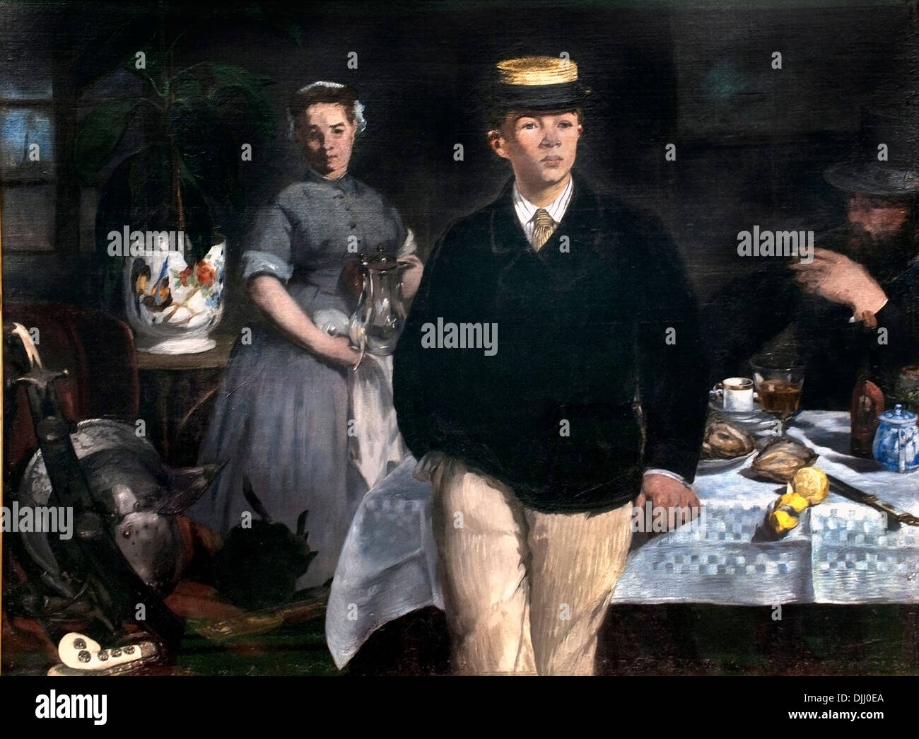 THE LUNCHEON (1868) ÉDOUARD MANET (1832-1883) France French Stock Photo ...