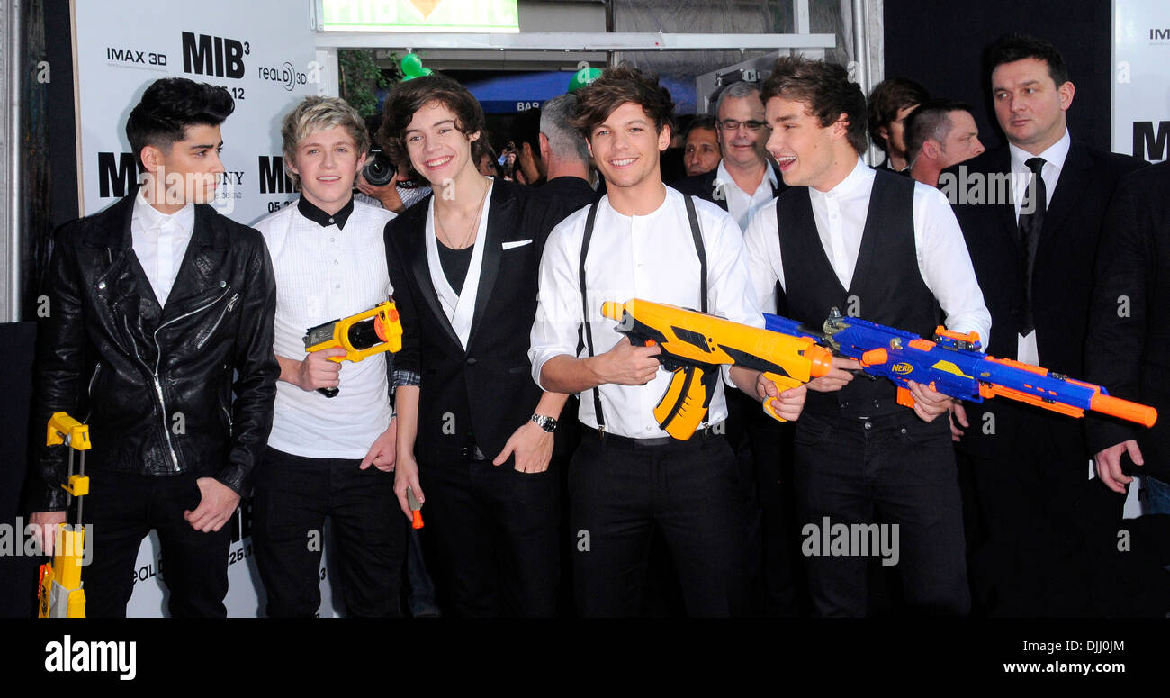 One Direction 'Men in Black III' New York Premiere held at Ziegfeld ...