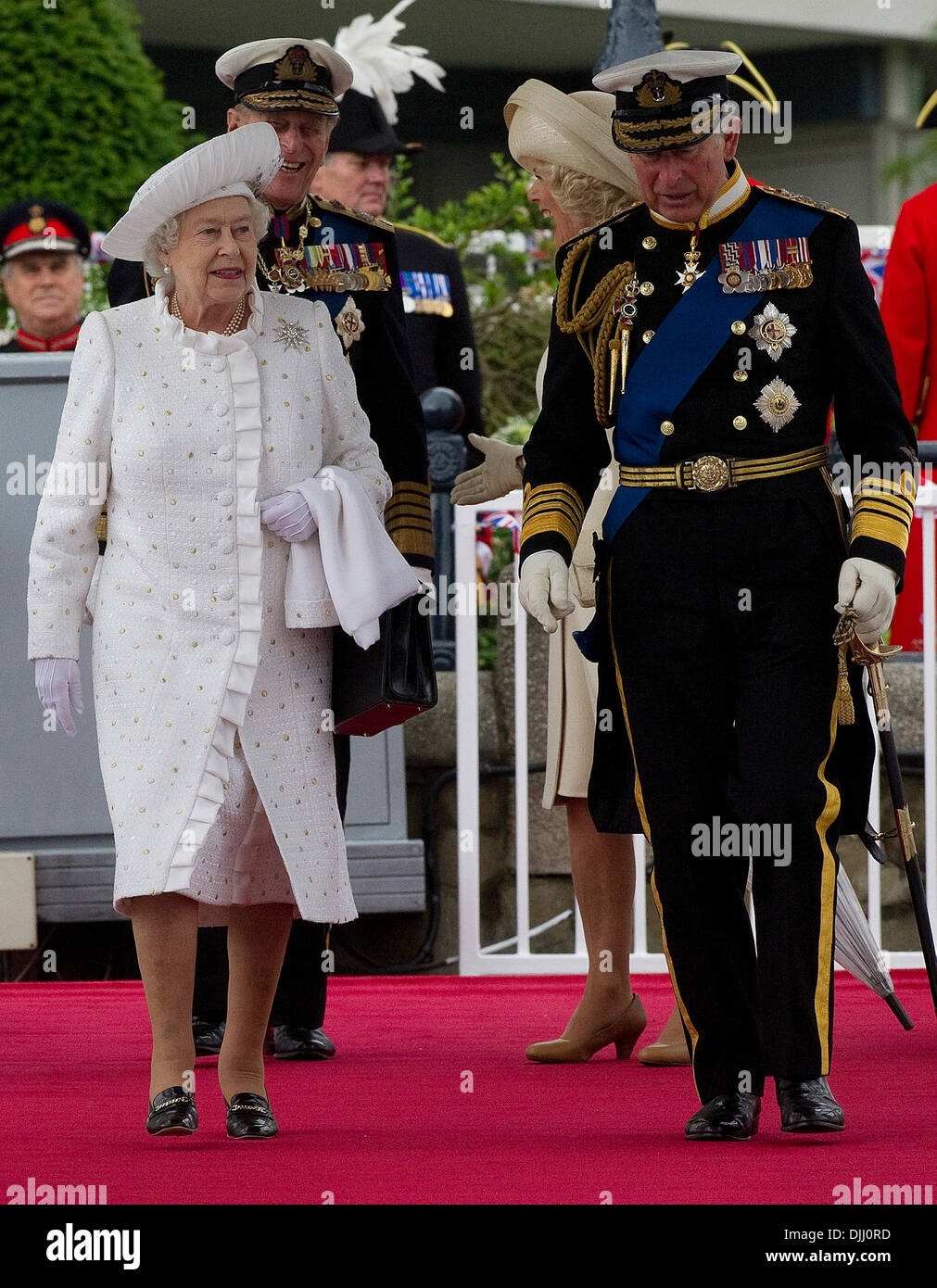 Queen Elizabeth II Prince Philip Duke of Edinburgh Queen's Diamond ...