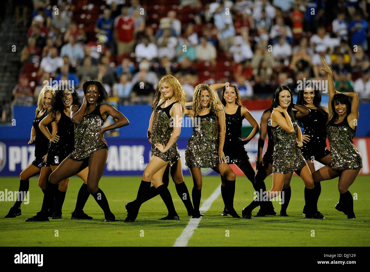 The FC Dallas Dancers perform during halftime. Inter Milan battled FC ...
