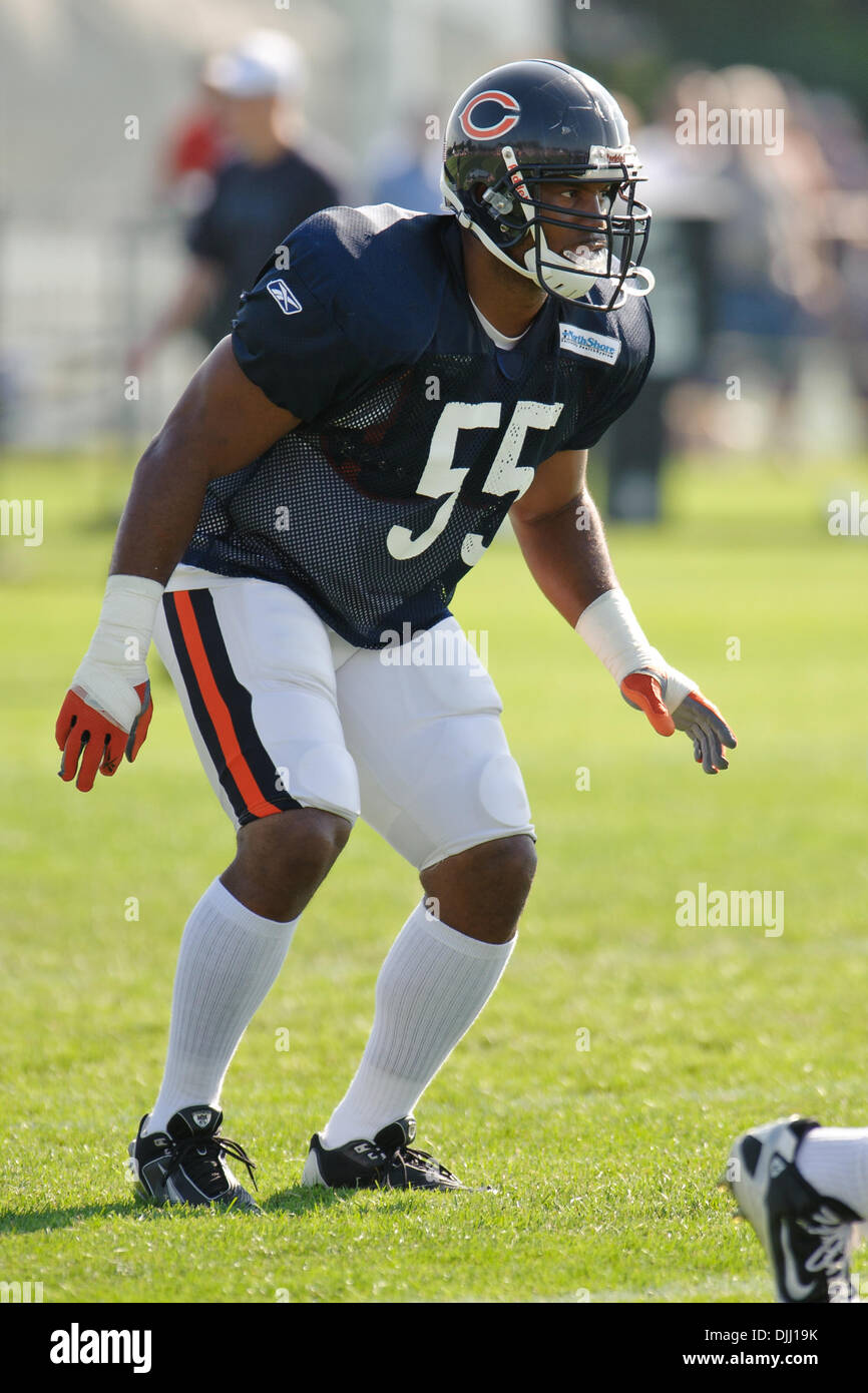 Chicago Bears linebacker Lance Briggs (55) during the Bears training ...