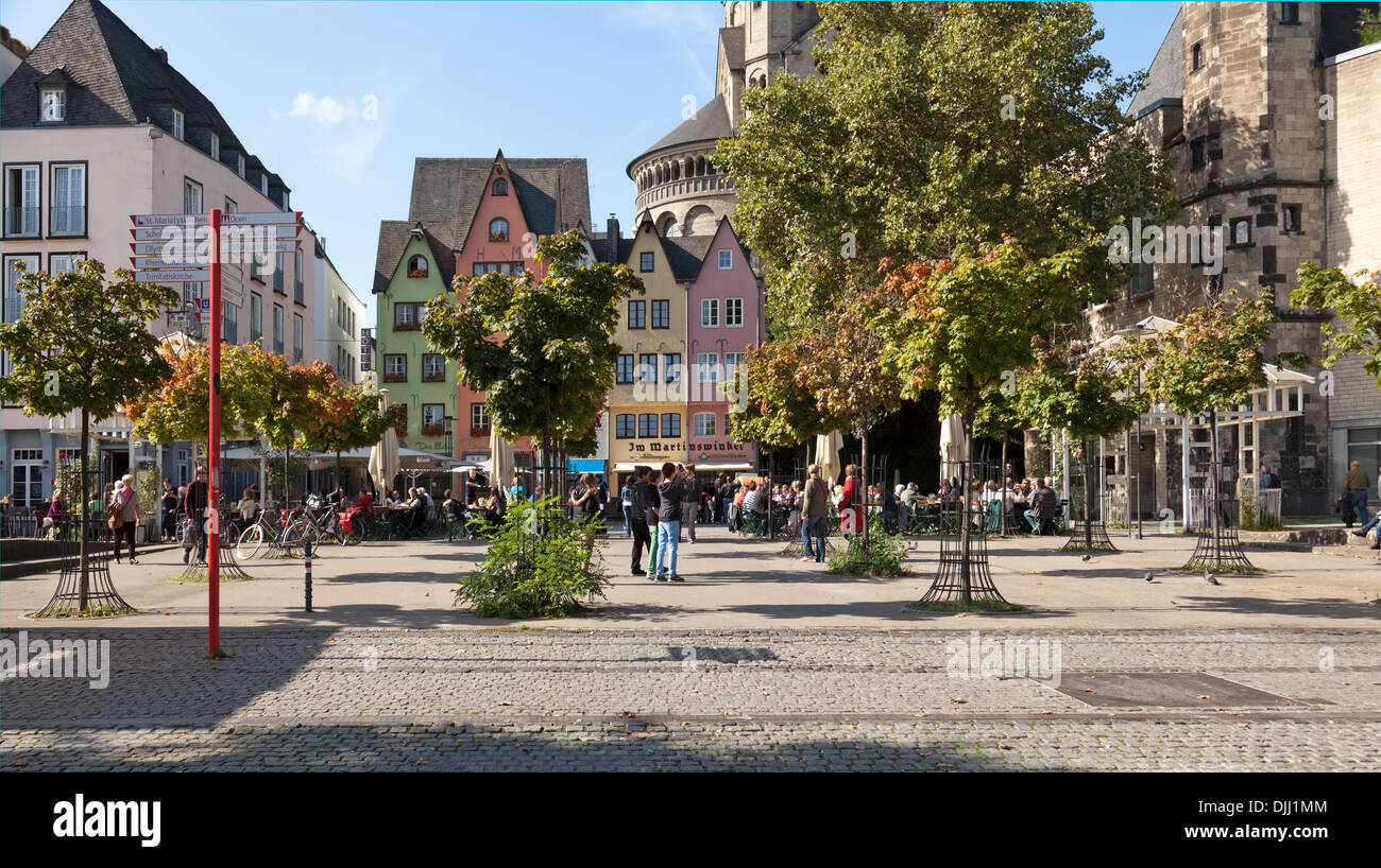 The historical Fischmarkt in central Cologne Stock Photo - Alamy