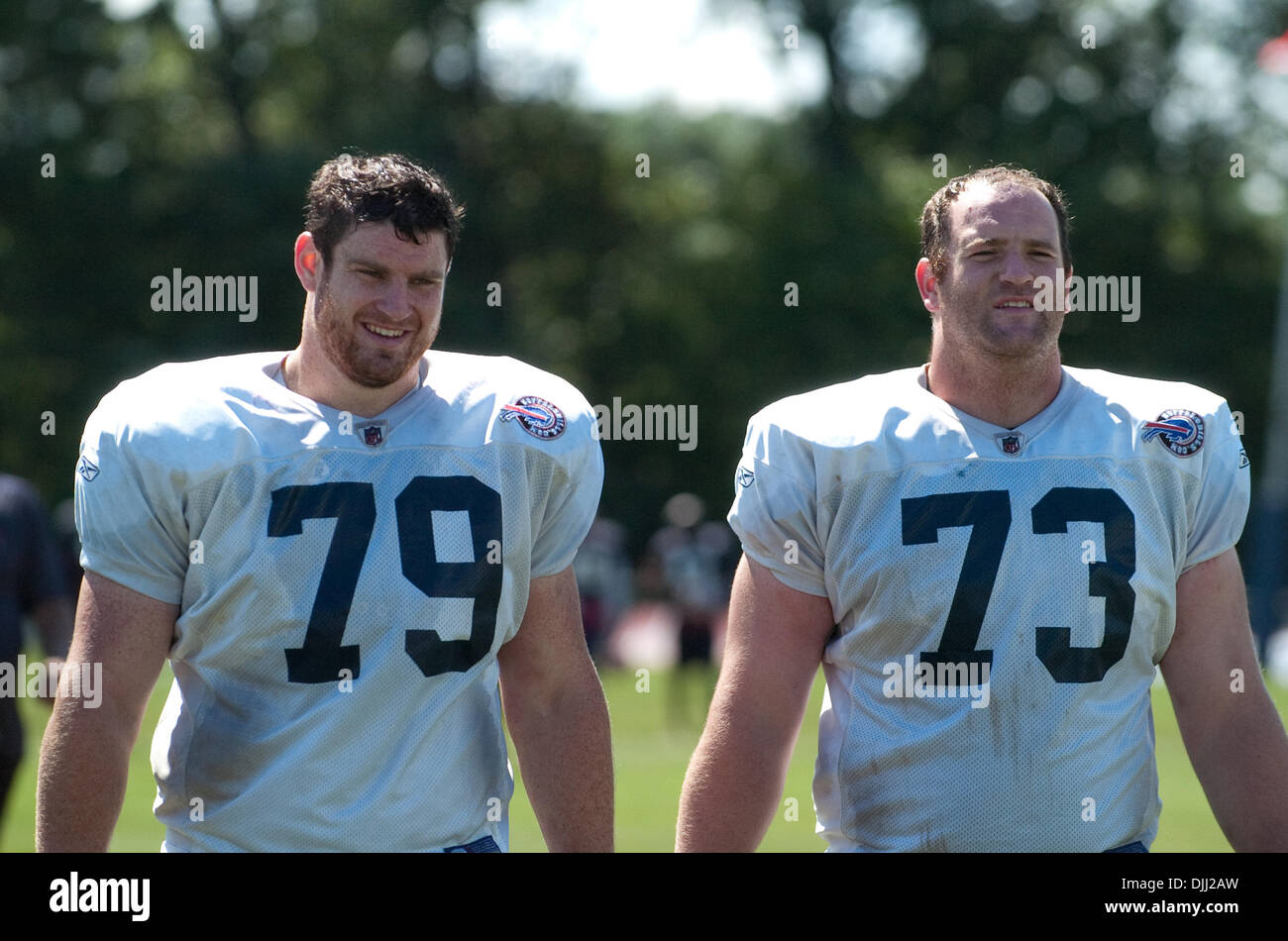 August 6, 2010: Buffalo Bills offensive linemen NICK HENNESSEY (#79 ...
