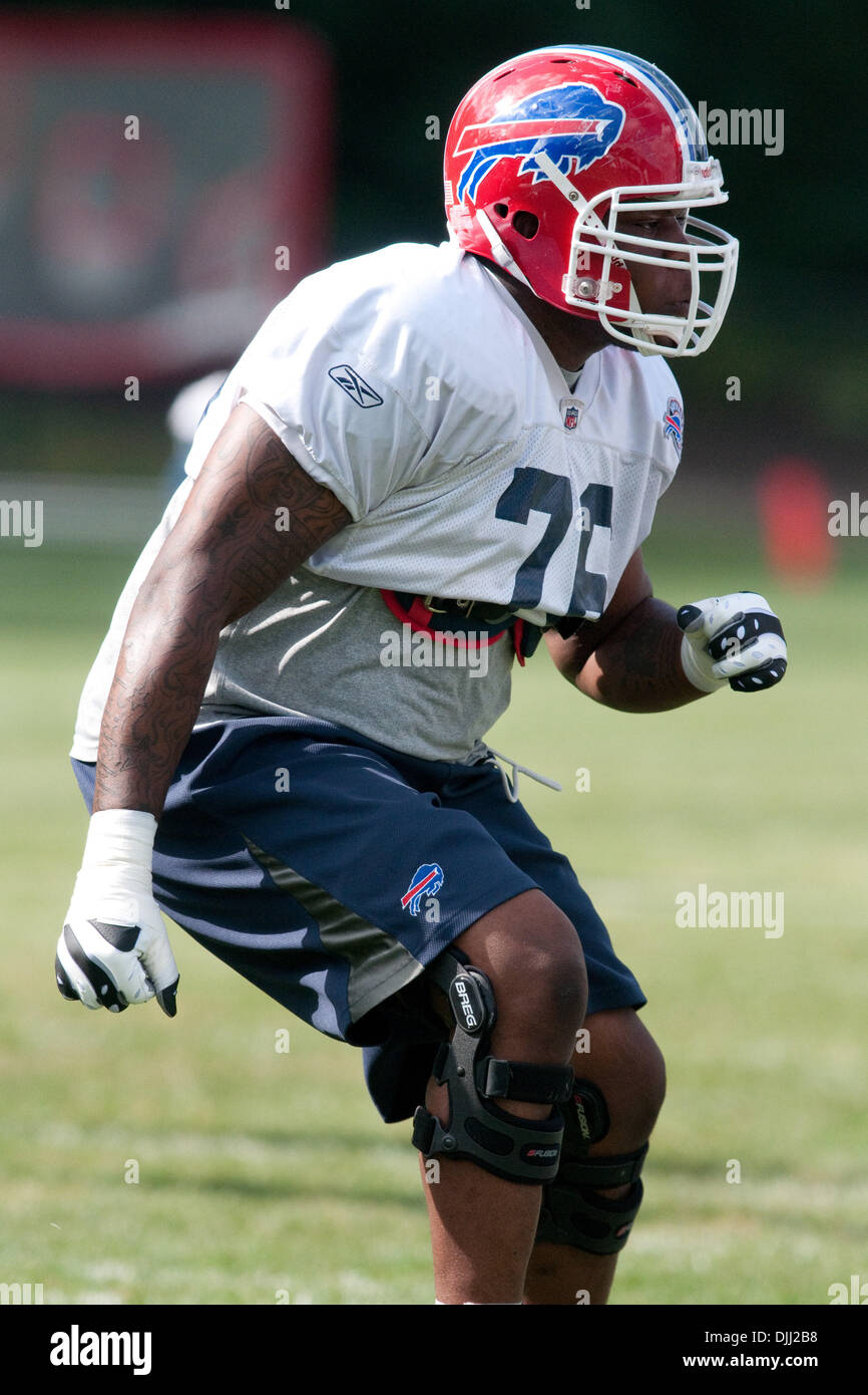 August 6, 2010: Buffalo Bills offensive lineman ANDRE RAMSEY (#76) in ...