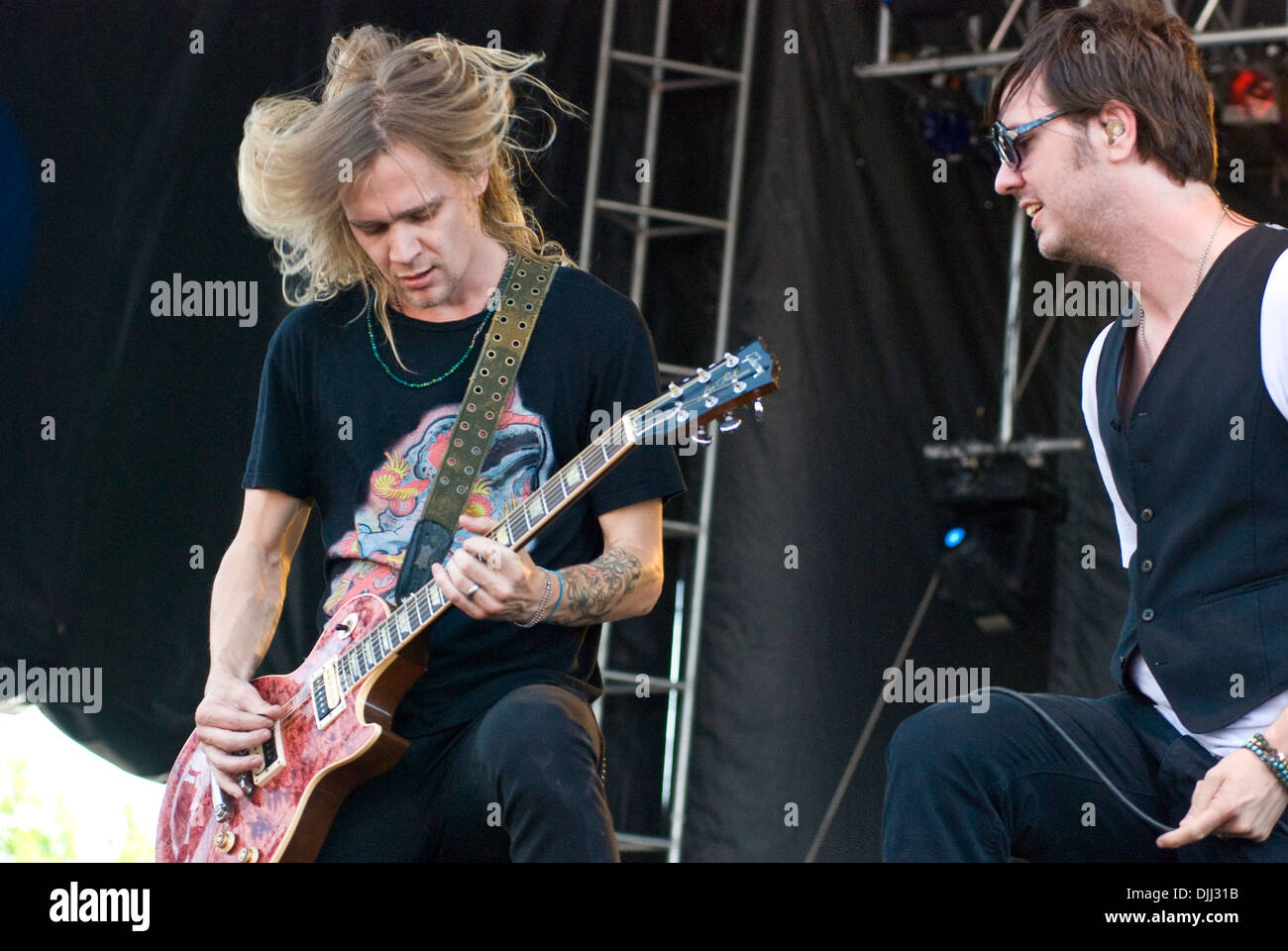 Cavo perform at Rock on the Range 2012 - Day 1 Columbus, Ohio - 19.05. ...