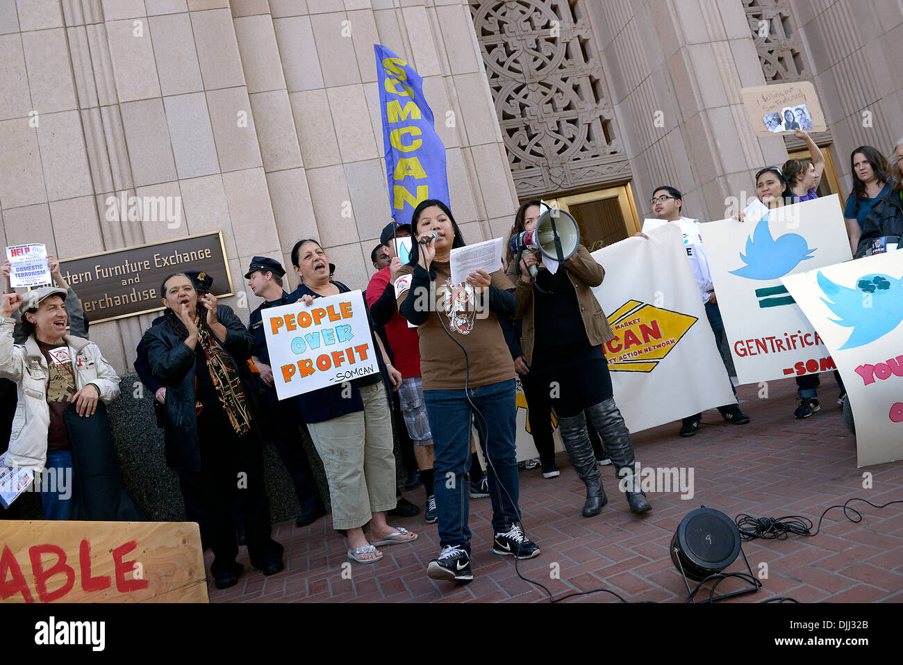 Twitter protest san francisco hi-res stock photography and images - Alamy