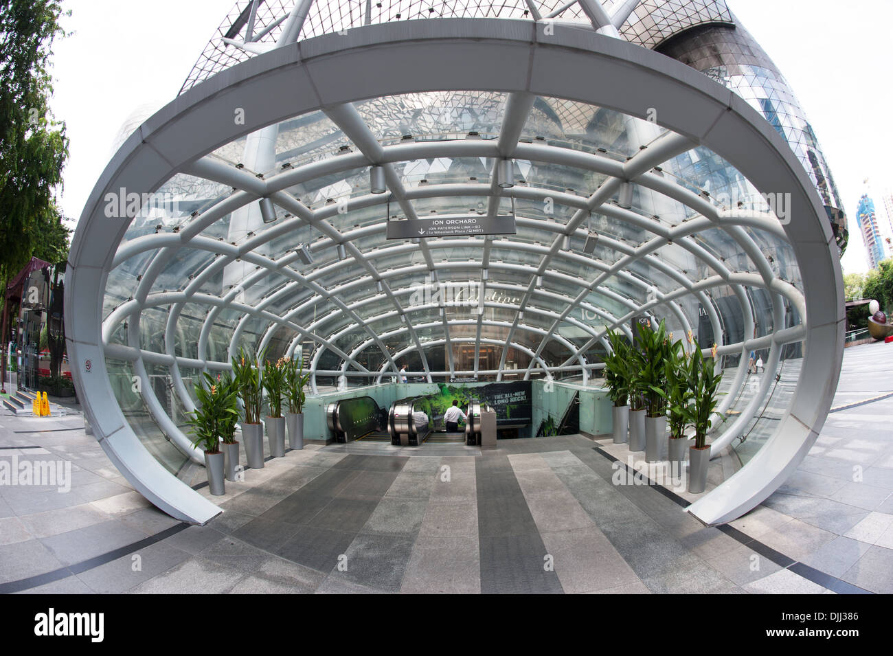 ION Orchard Entrance Stock Photo - Alamy