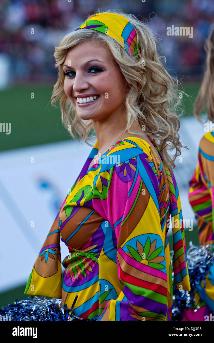 Montreal Cheerleaders during a CFL football game between the Montreal ...