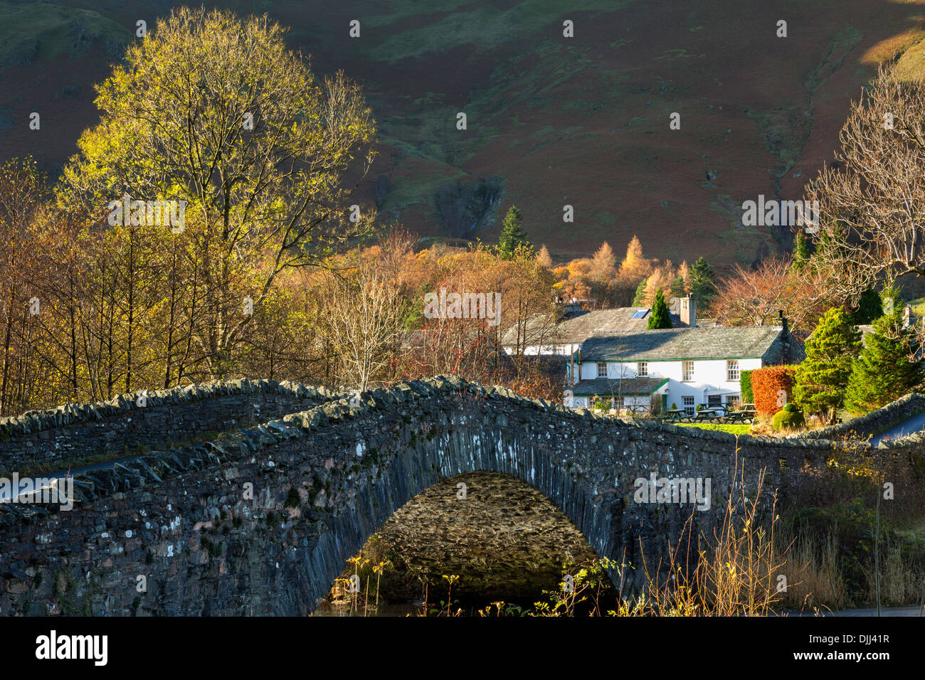 The village of Grange in Borrowdale, Cumbria Stock Photo - Alamy