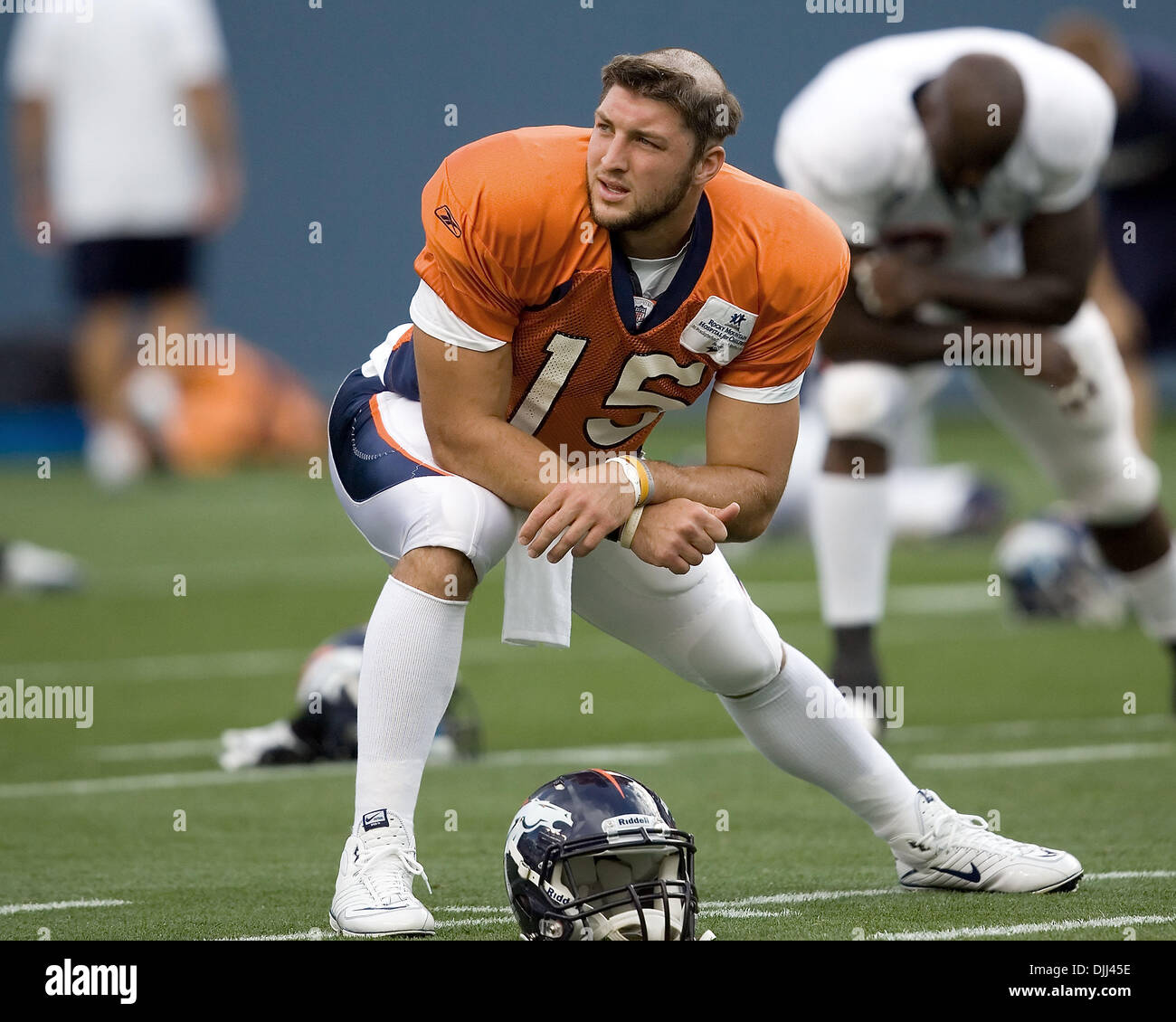 Aug 07, 2010 - Denver, Colorado, USA - Denver Broncos QB TIM TEBOW ...