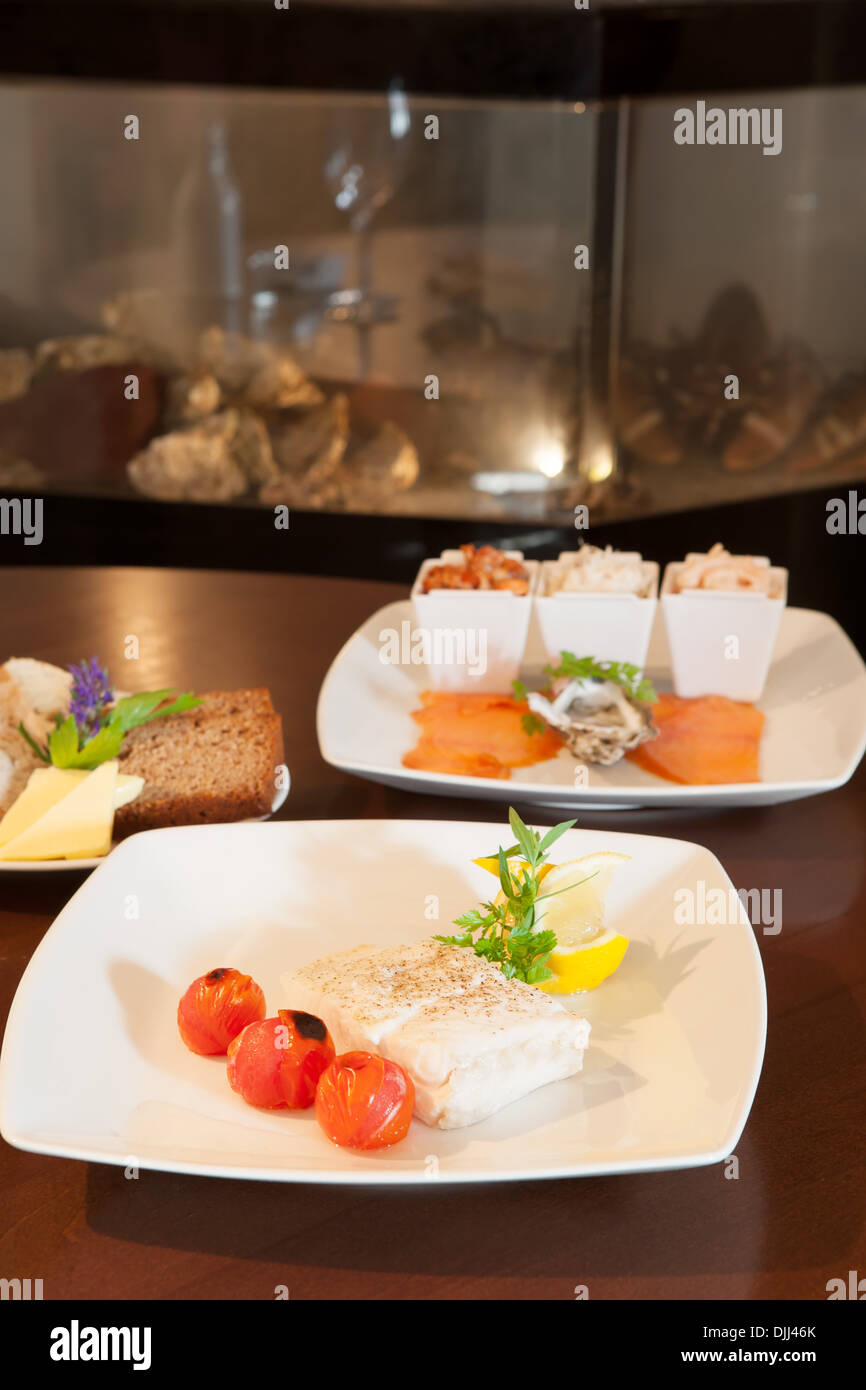 A beautiful meal prepared on a beautiful setting Stock Photo - Alamy