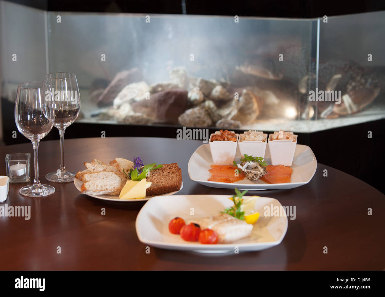 A beautiful meal prepared on a beautiful setting Stock Photo - Alamy