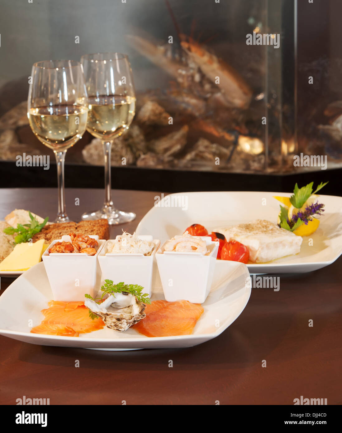 A beautiful meal prepared on a beautiful setting Stock Photo - Alamy