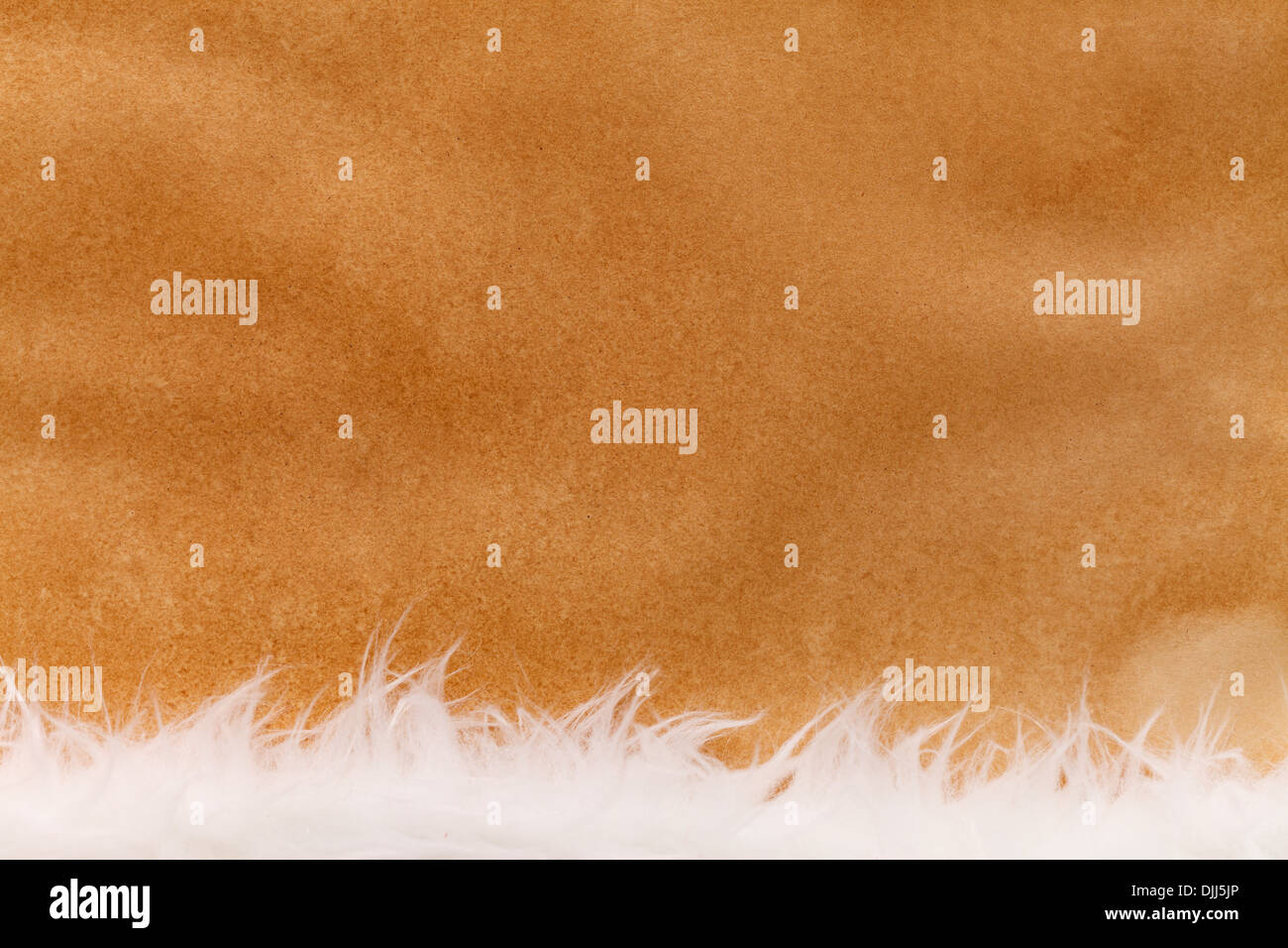 Old paper background with white fluffy material in the front Stock ...