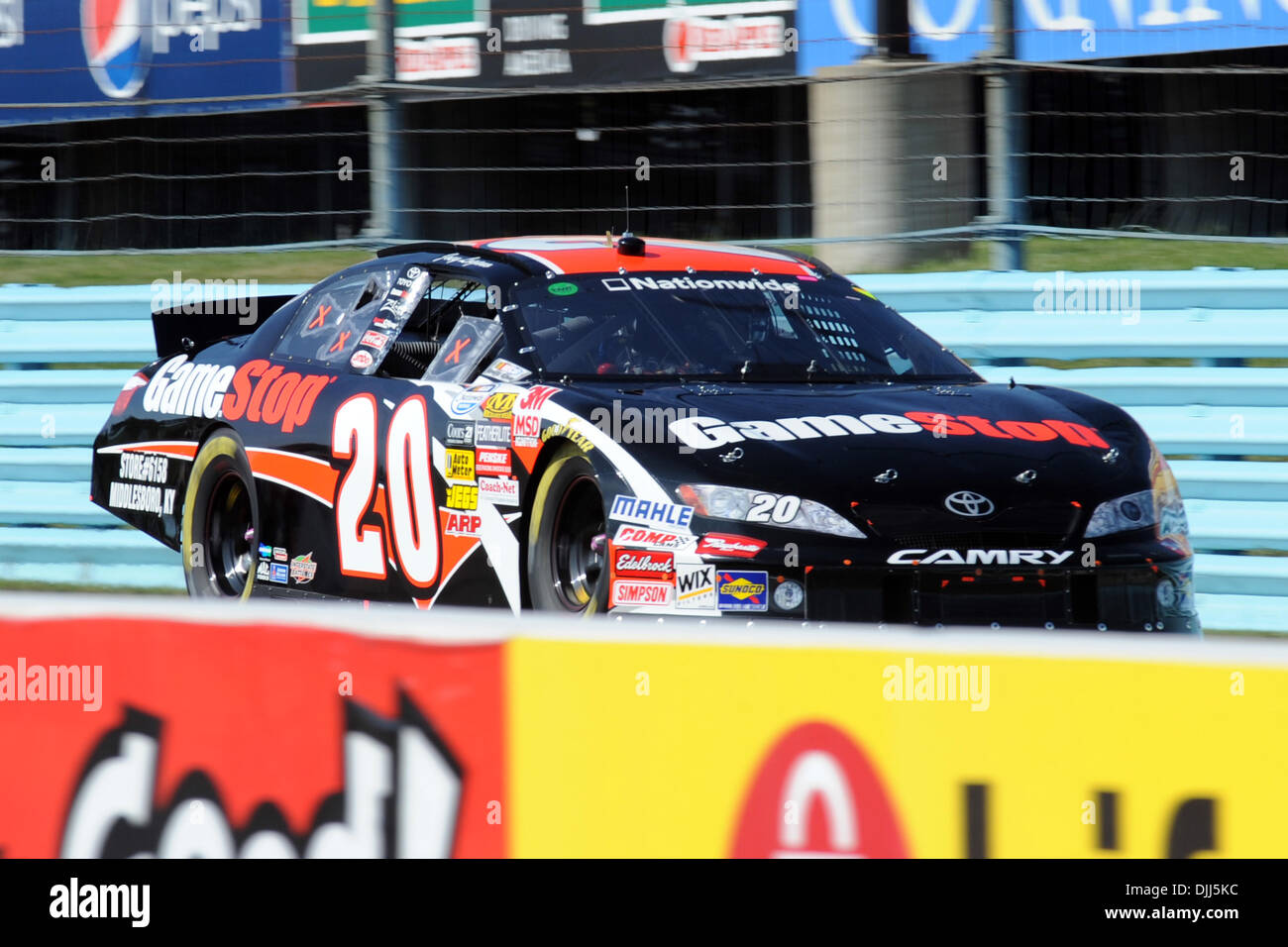 Joe gibbs racing gamestop toyota joey logano hi-res stock photography ...