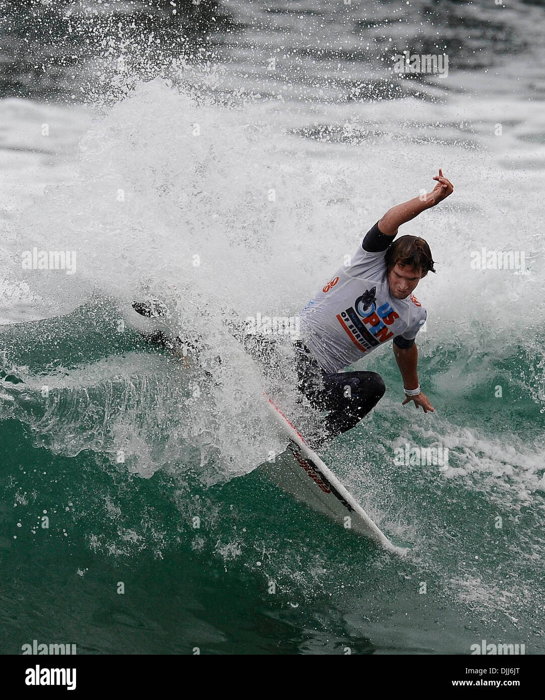 Aug 8,2010 - Huntington Beach California, USA. Local favorite Brett ...