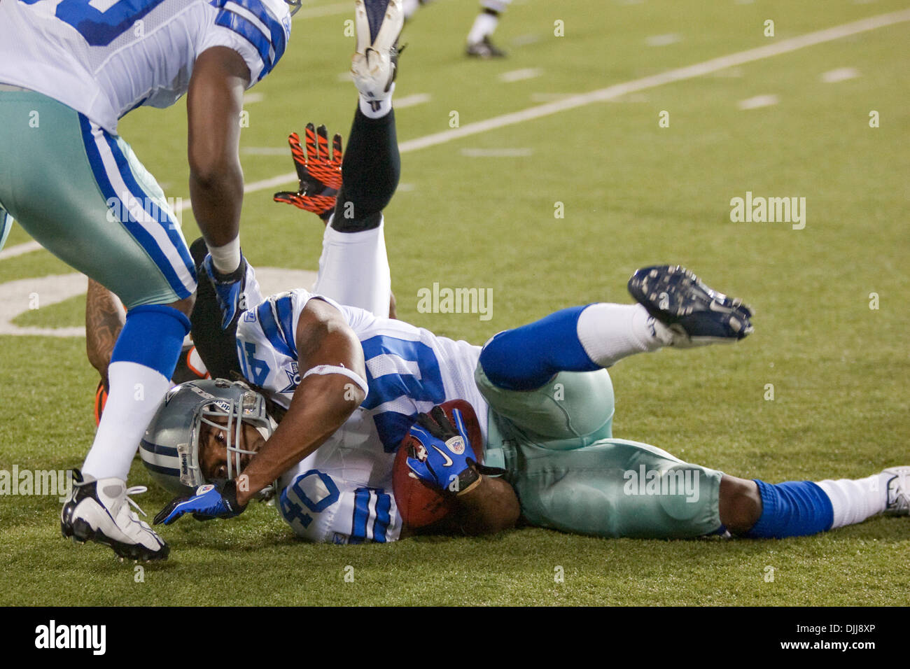 08 August 2010: Dallas Cowboys safety DANNY MCCRAY (40) makes an ...