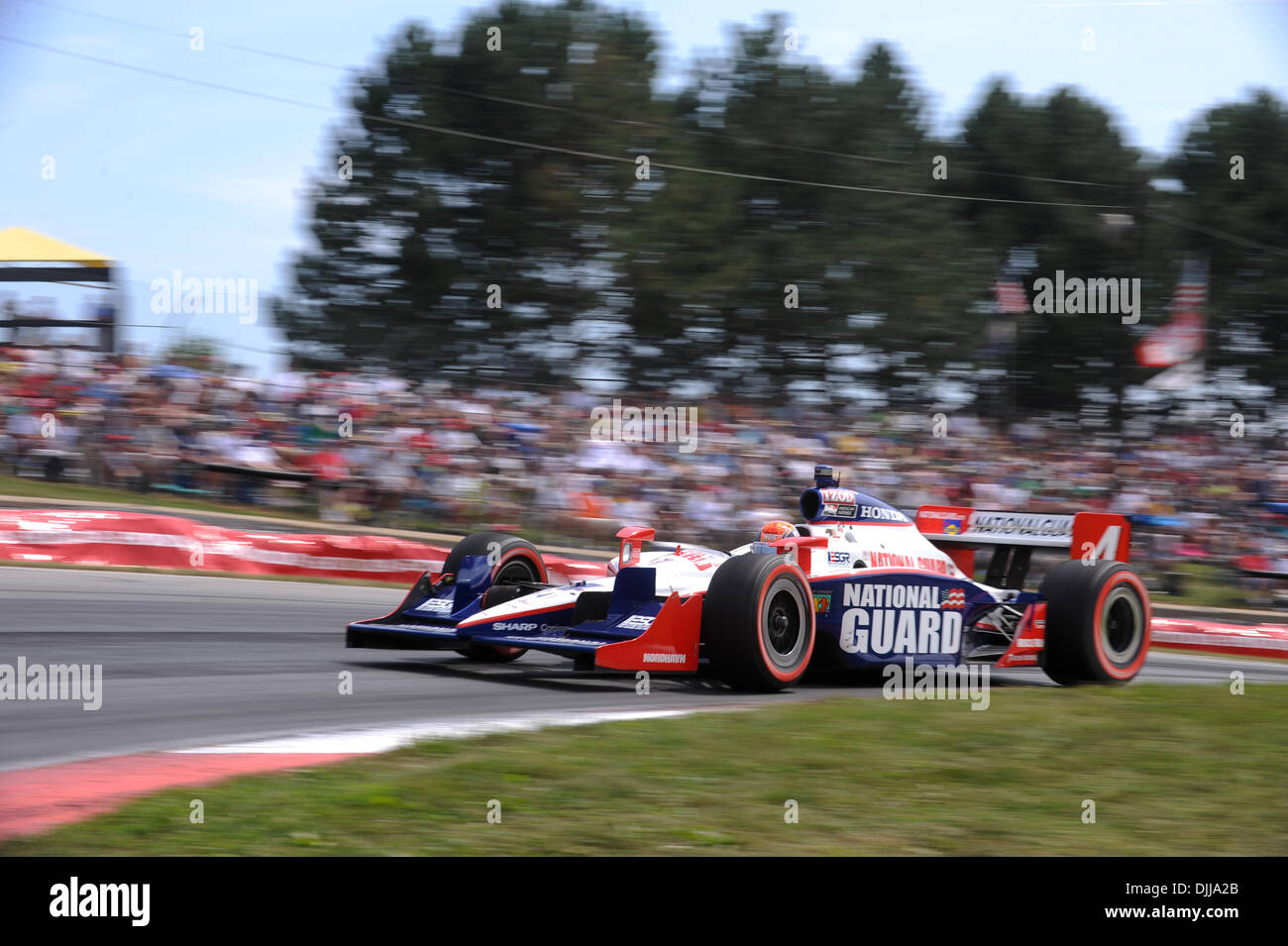 8 August, 2010; Panther Racing's DAN WHELDON during the Izod IndyCar ...