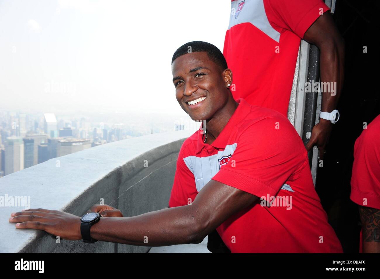 Aug. 09, 2010 - Manhattan, New York, U.S. - Forward EDSON BUDDLE looks ...