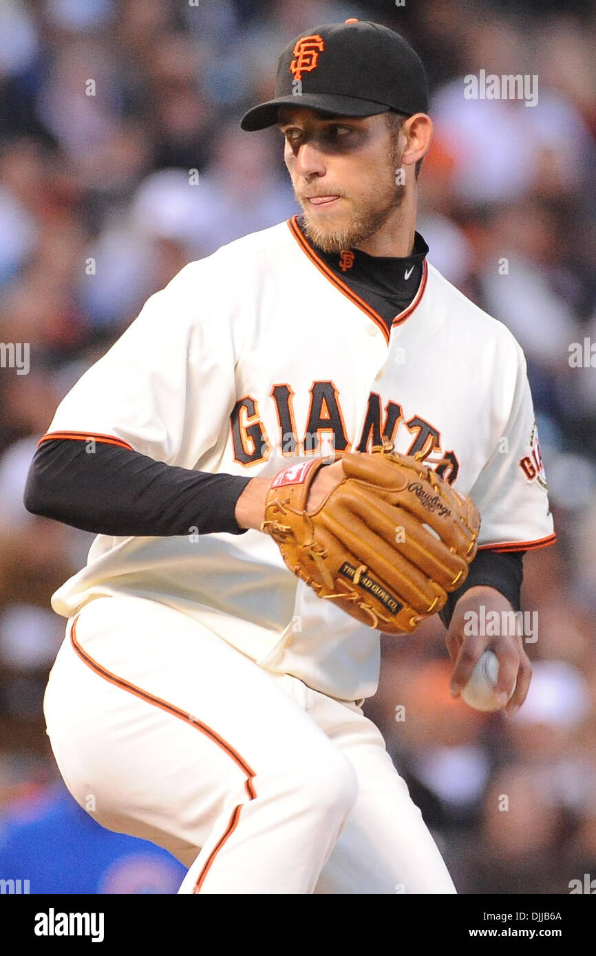 9 August, 2010: San Francisco Giants pitcher MADISON BUMGARNER (#40 ...