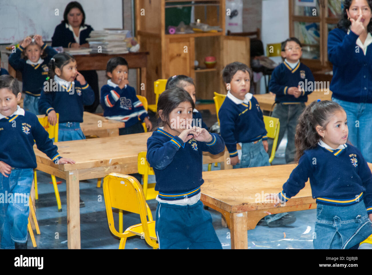 Ecuadorian Children at the Inti Sisa school in Guamote Stock Photo - Alamy